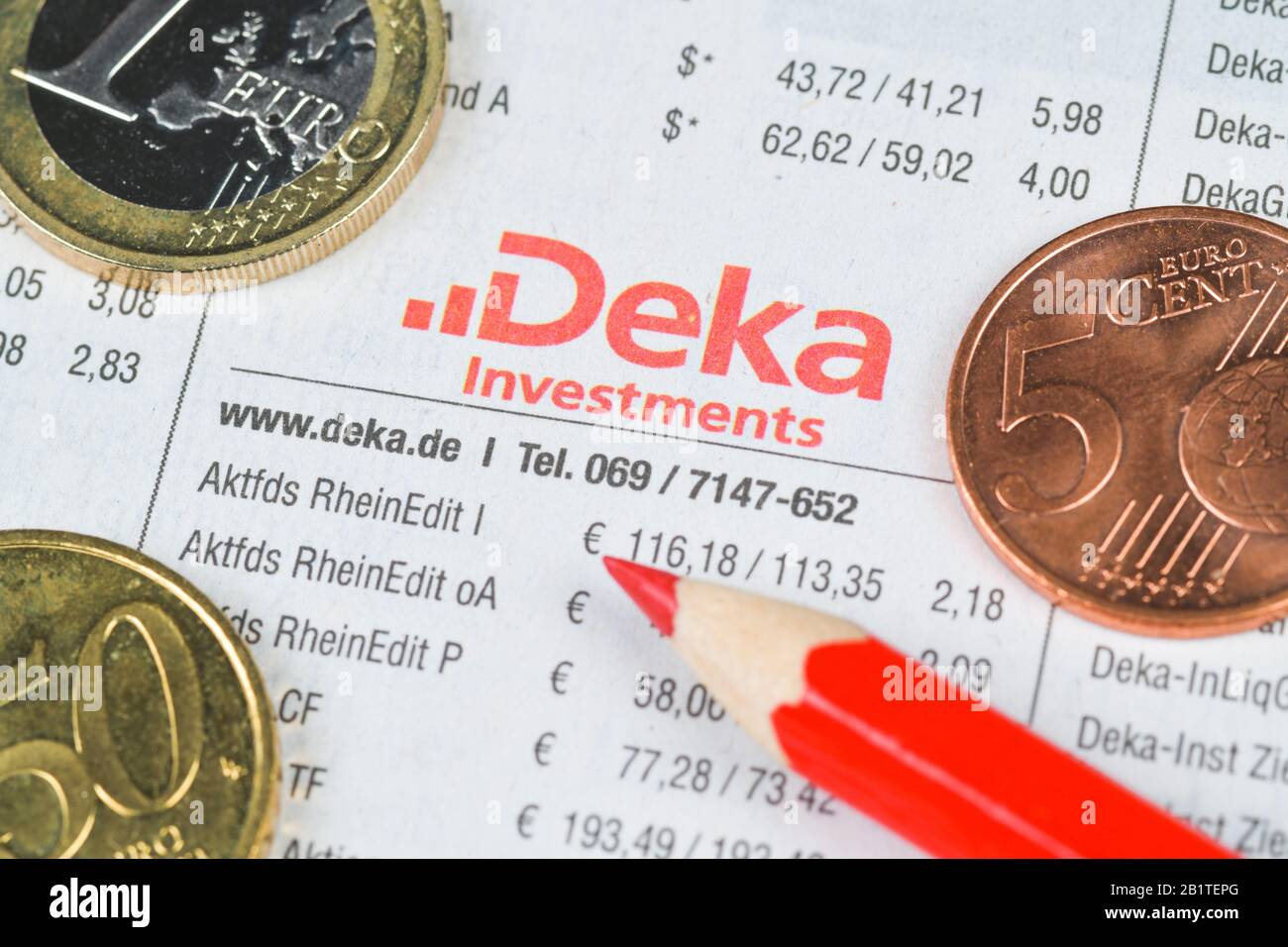 Deka fonds -Fotos und -Bildmaterial in hoher Auflösung – Alamy