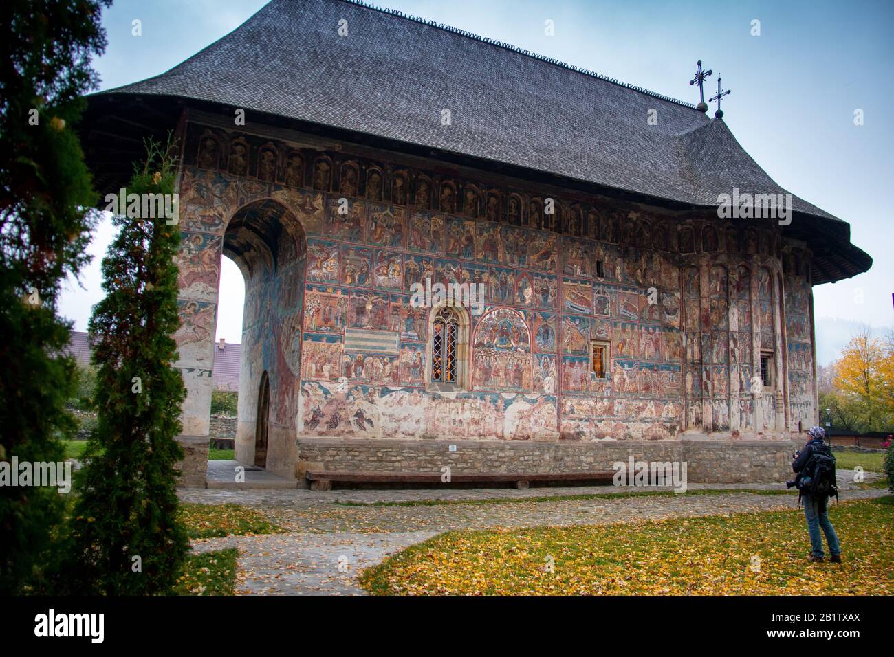 Humor painted monastery gura humorului -Fotos und -Bildmaterial in ...