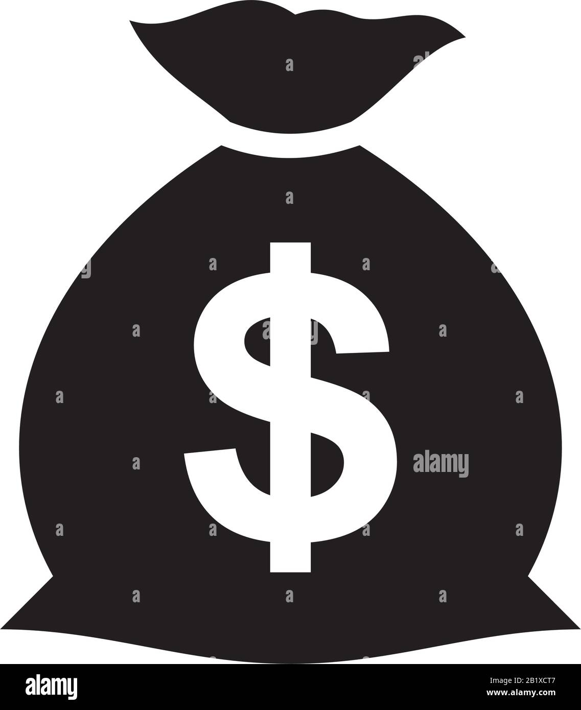 Geldbeutel Symbol Vorlage schwarz Farbe editierbar. Money Bag Symbol ...