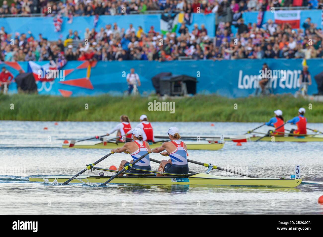 Eton Dorney, Windsor, Großbritannien, 2012 London Olympic Regatta ...