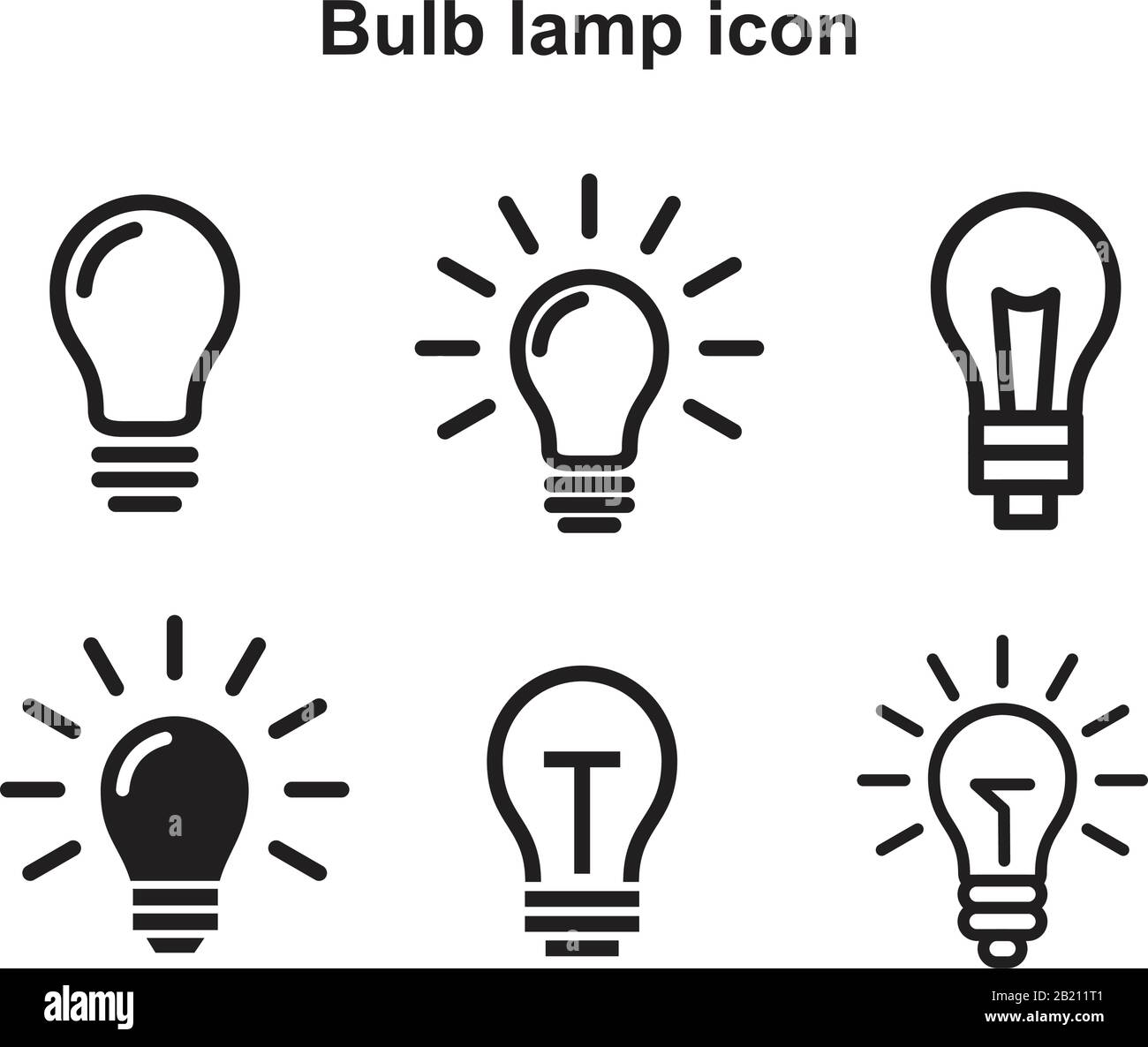 Lampe icon -Fotos und -Bildmaterial in hoher Auflösung – Alamy