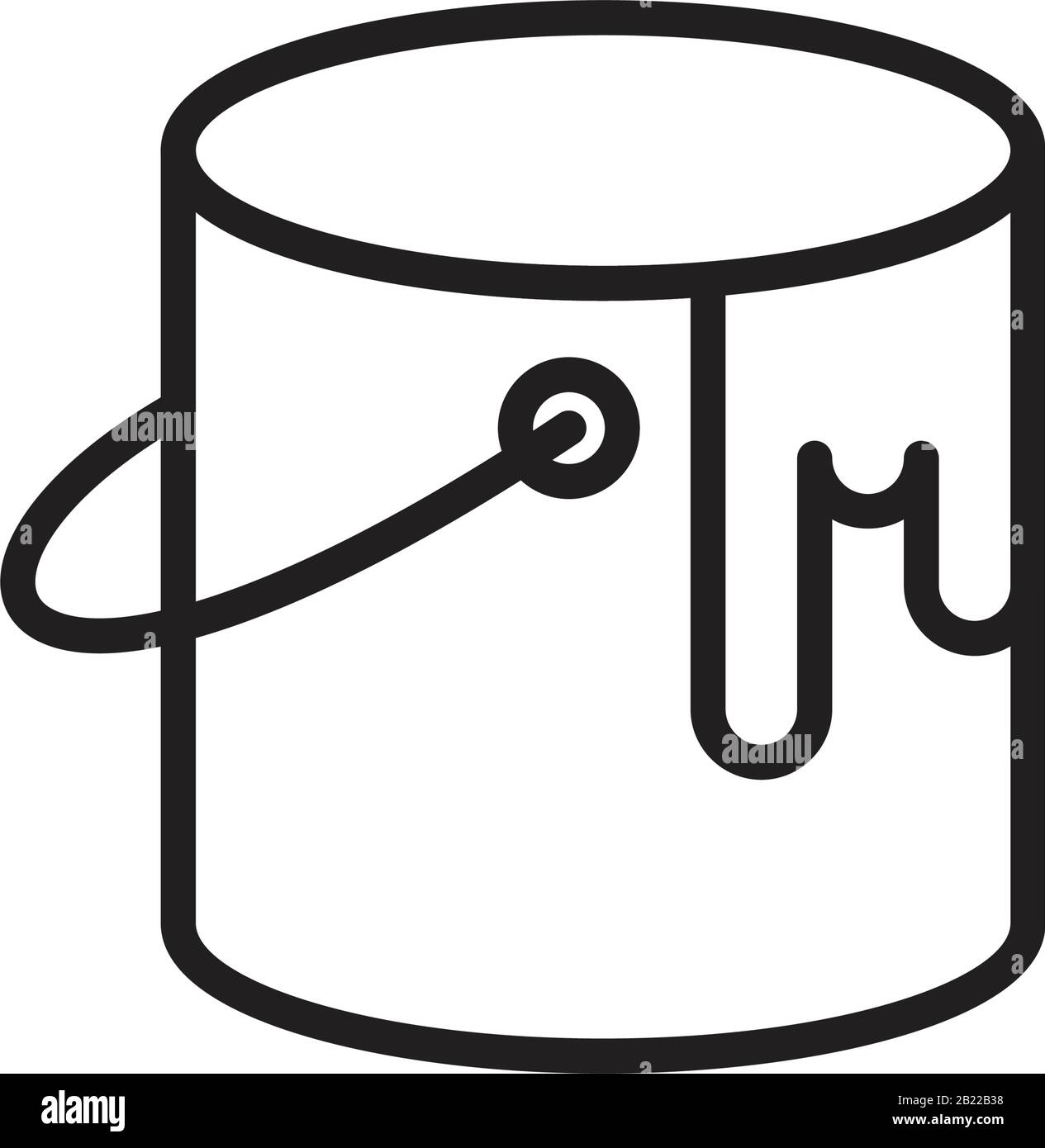 Farbe CAN Symbol Vorlage schwarz Farbe editierbar. Lack CAN Symbol ...