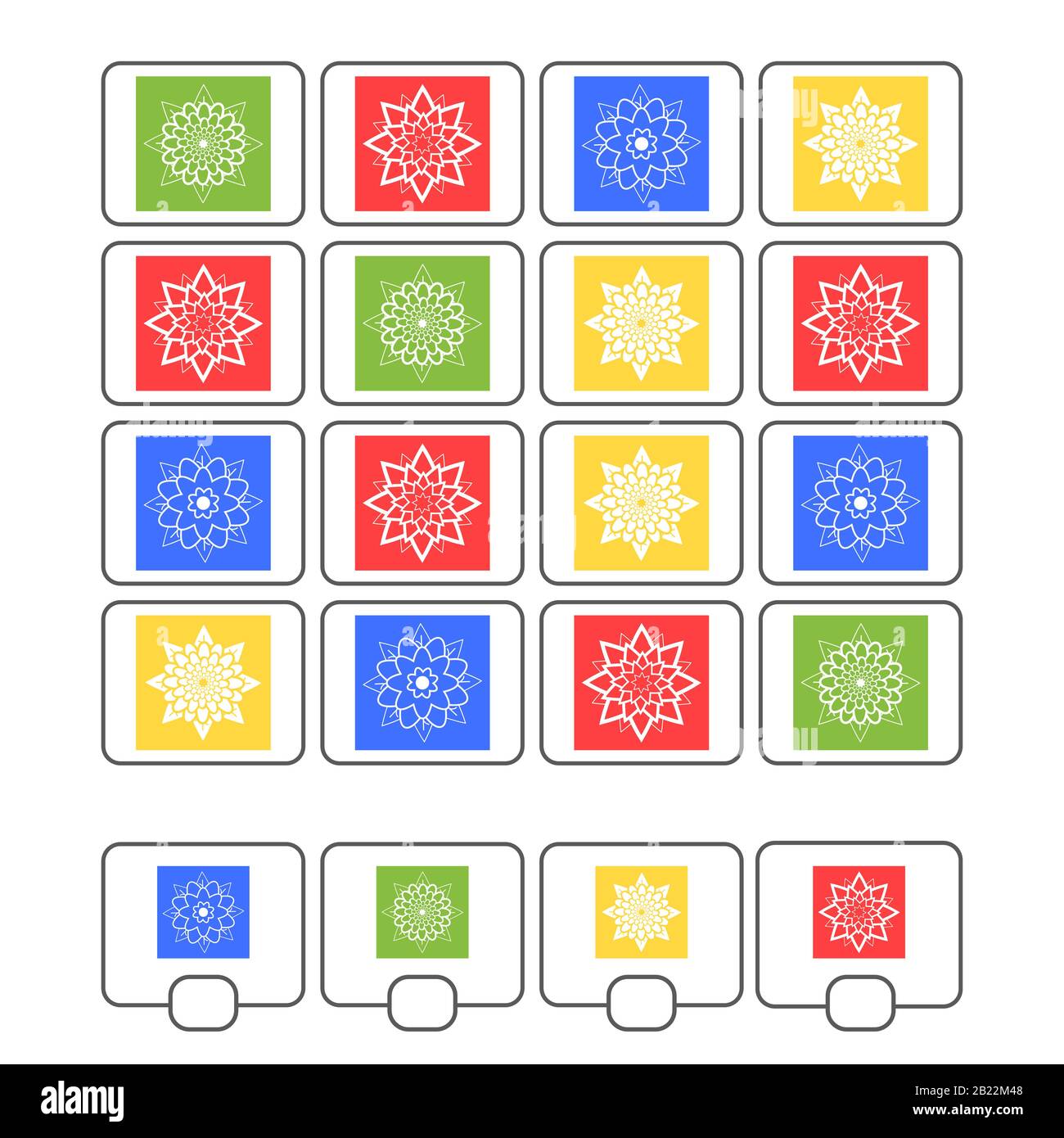 Testbild farben Stock-Vektorgrafiken kaufen - Alamy