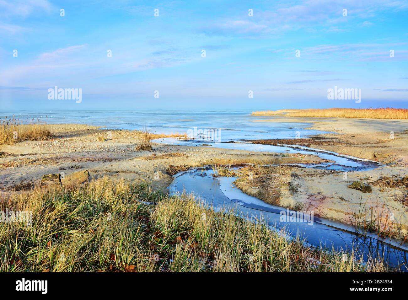 Weichsel-Lagune Polen, schöne Landschaft Stockfotografie - Alamy