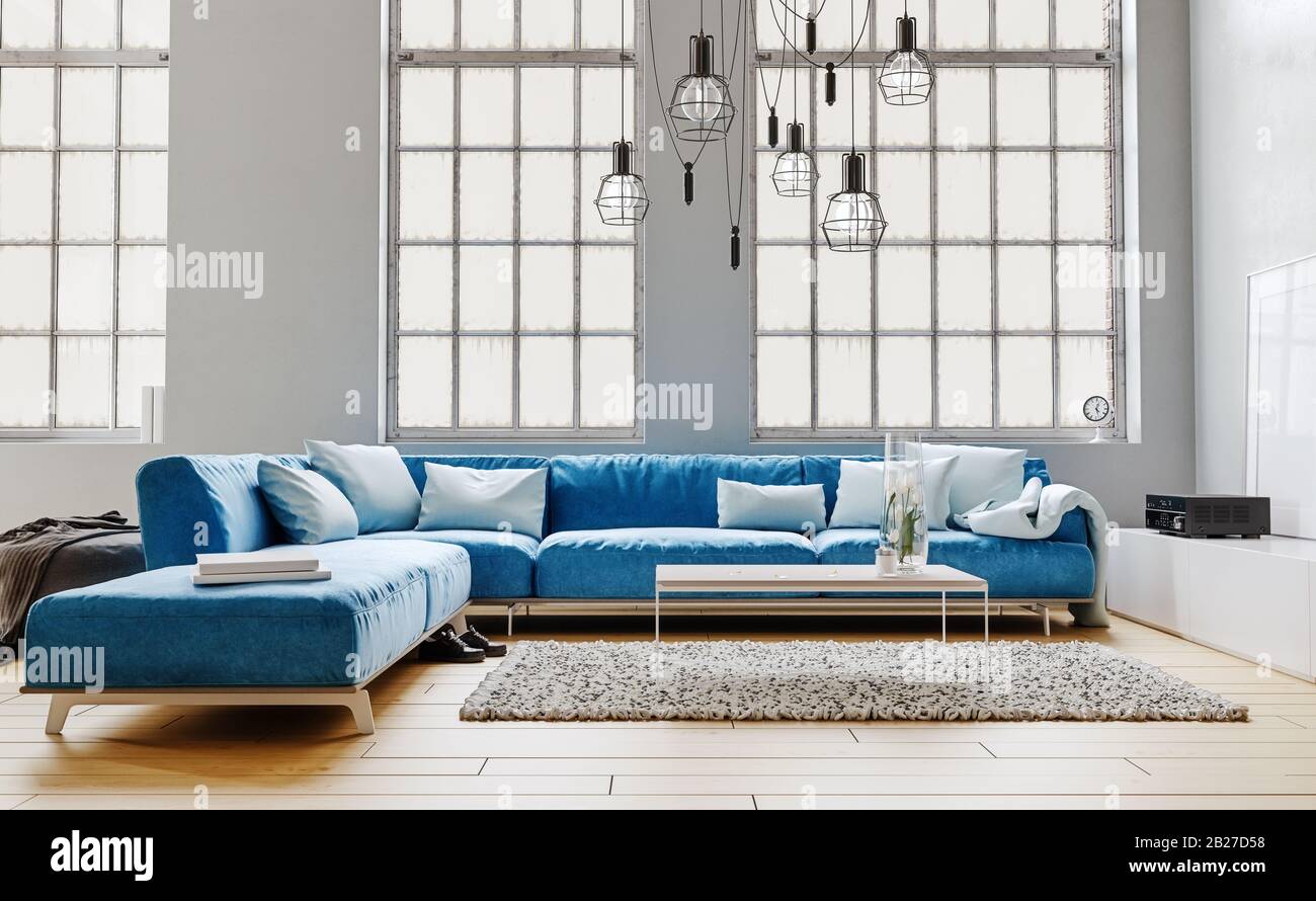 Innenraum des wohnzimmers -Fotos und -Bildmaterial in hoher Auflösung – Alamy