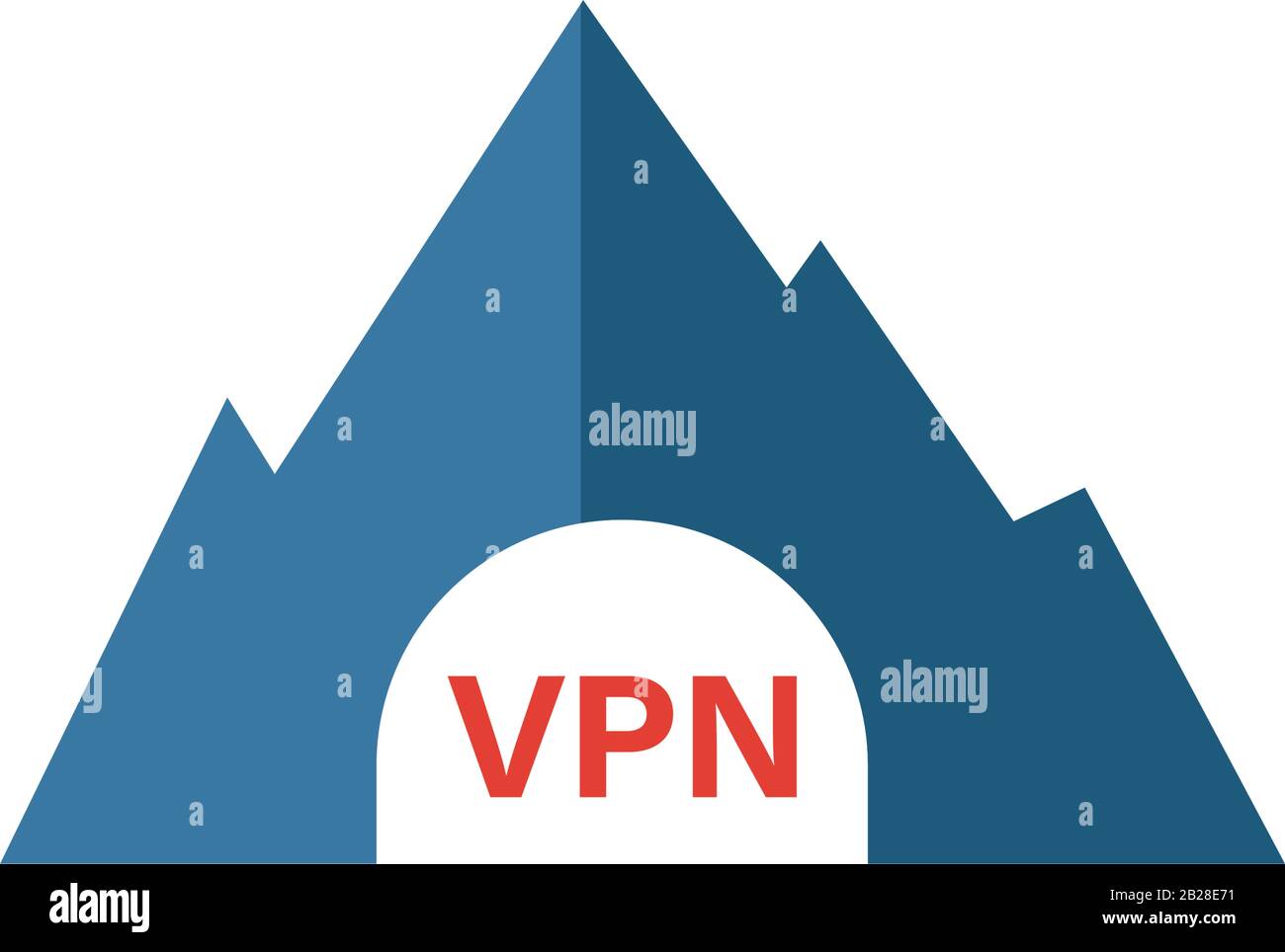 Vpn-Tunnel Symbol. Einfaches Element aus Ikonen Sammlung. Kreative VPN ...