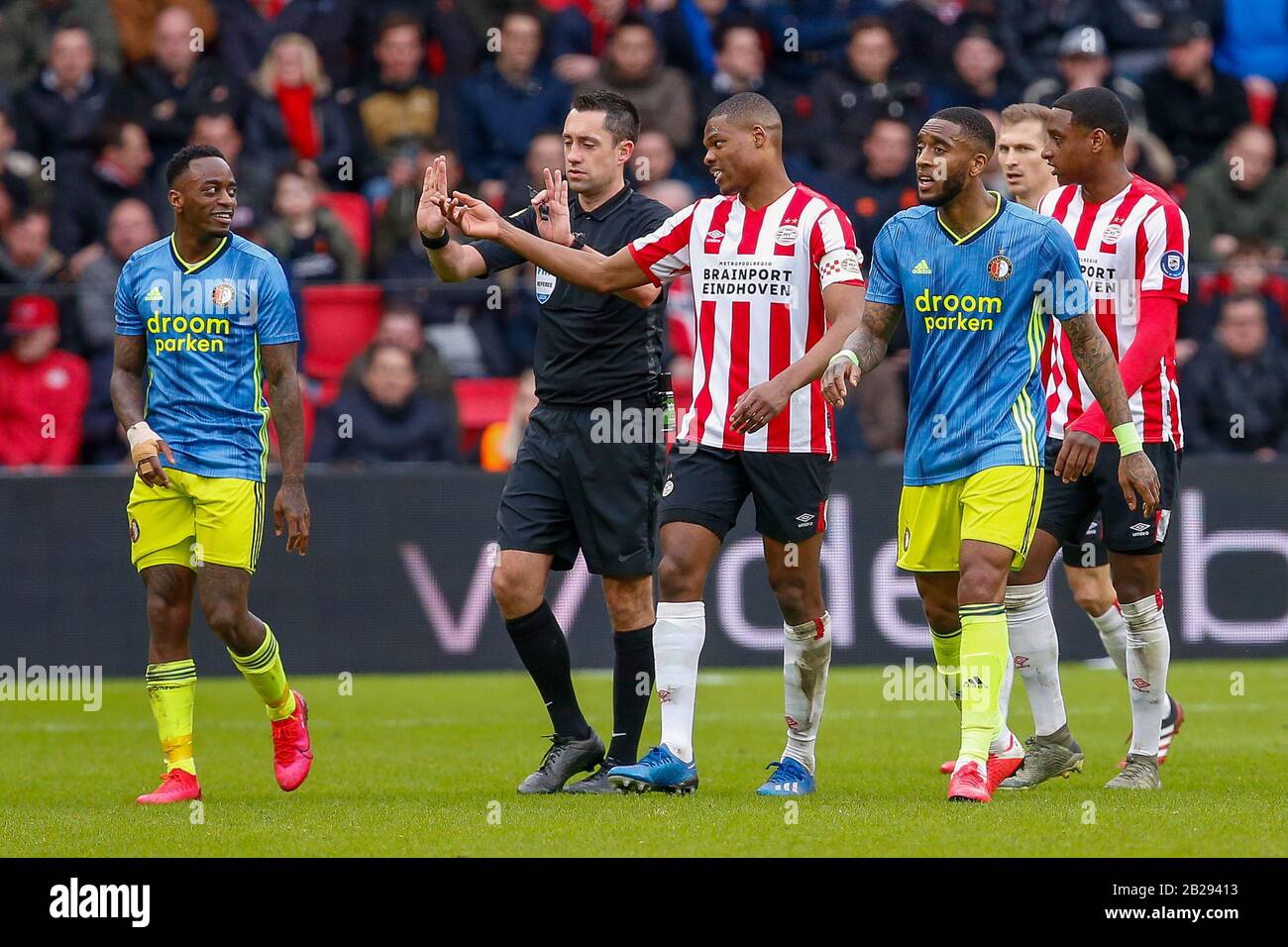 1. märz 2020 Eindhoven, Niederlande Fußball PSV / Feyenoord Eredivisie ...