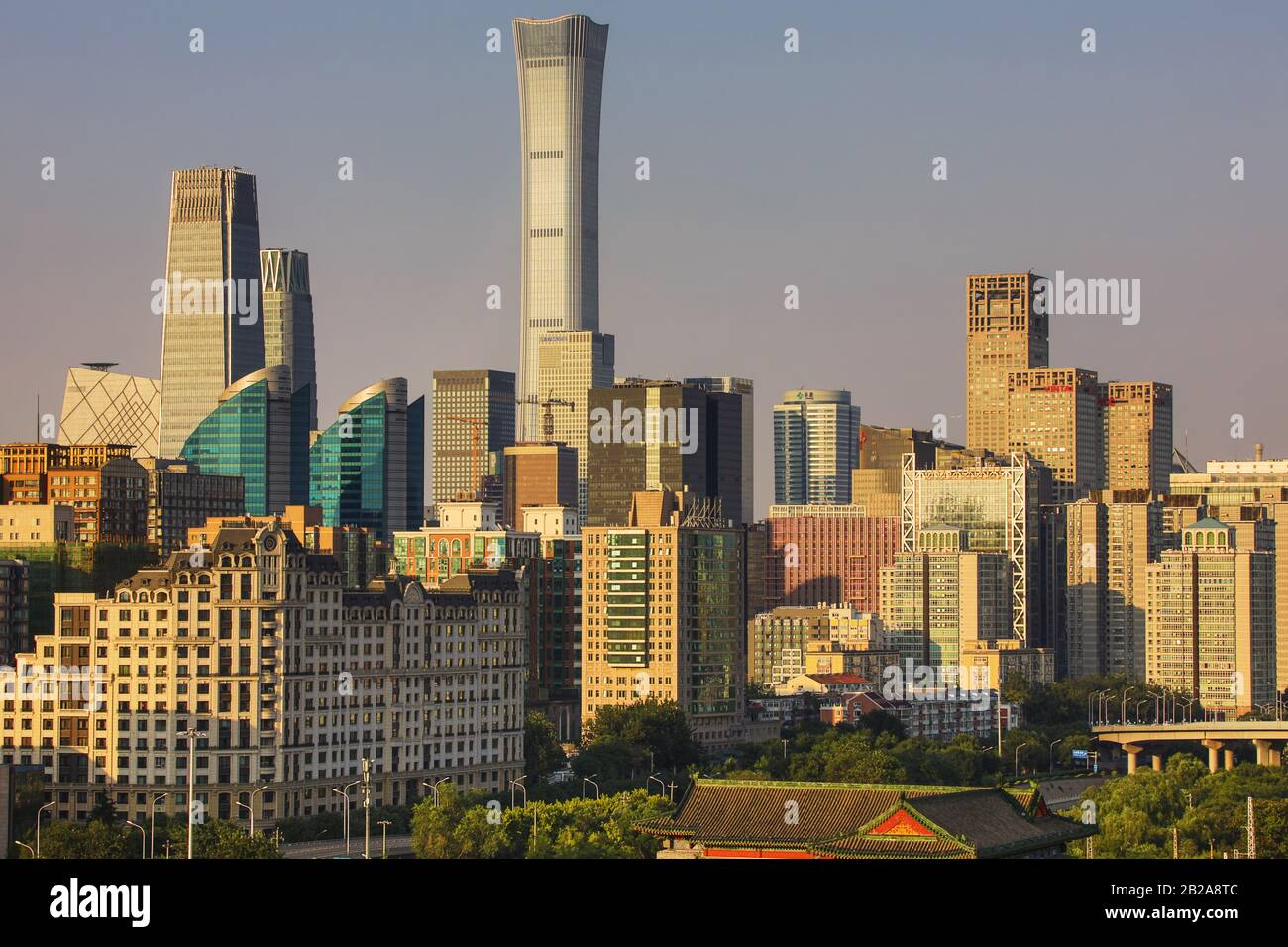 Peking, СHINA - 01. JUNI 2019: Beijing Luftbild berühmter Wahrzeichen ...