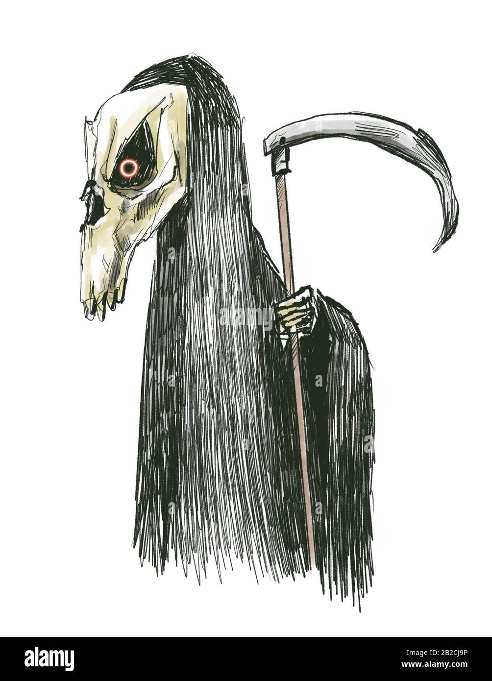 Cartoon Sensenmann Stockfotos und -bilder Kaufen - Alamy