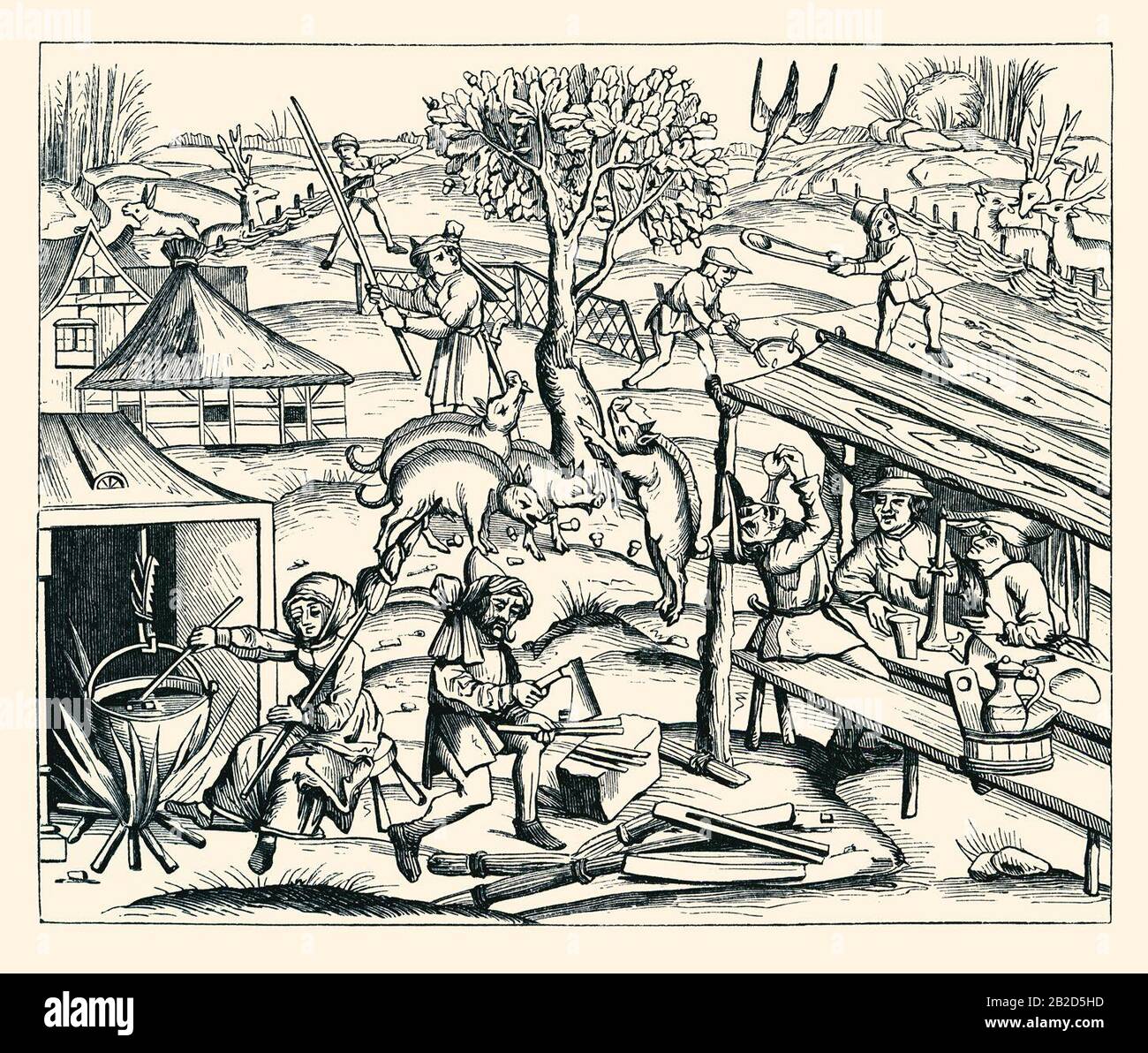 Leben auf dem Lande Stockfotografie - Alamy