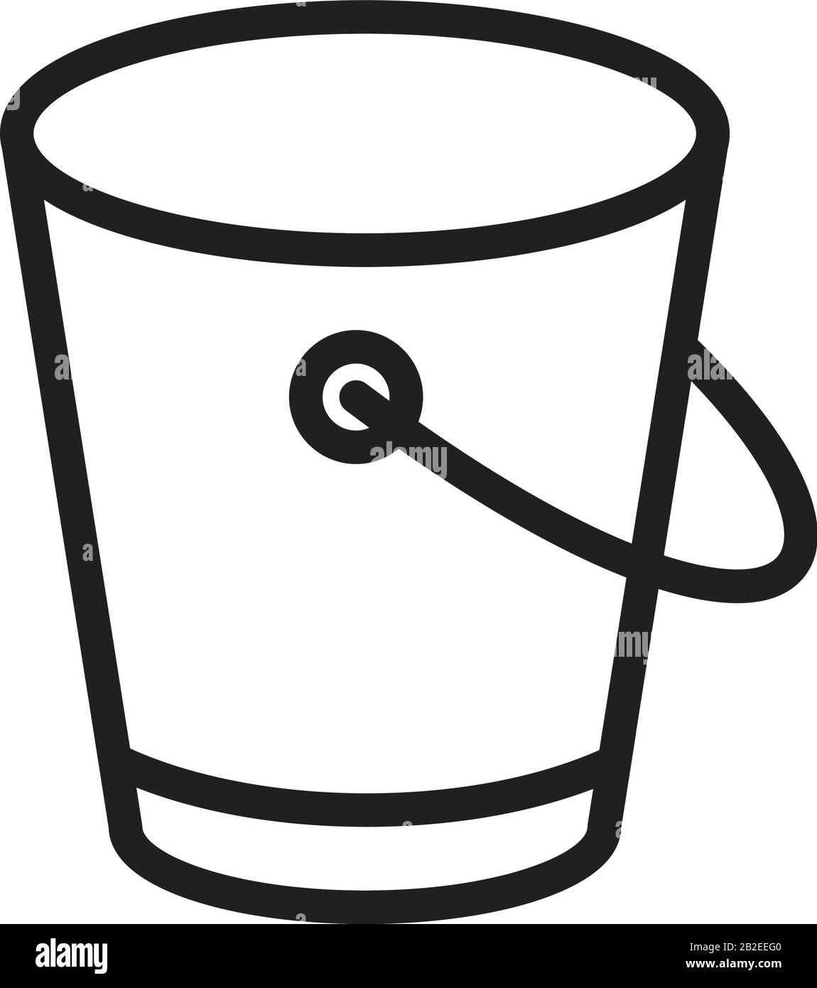 Eimer Liste Clipart Hand Gezeichnete Eimer Vektor Illustration, Eimer,