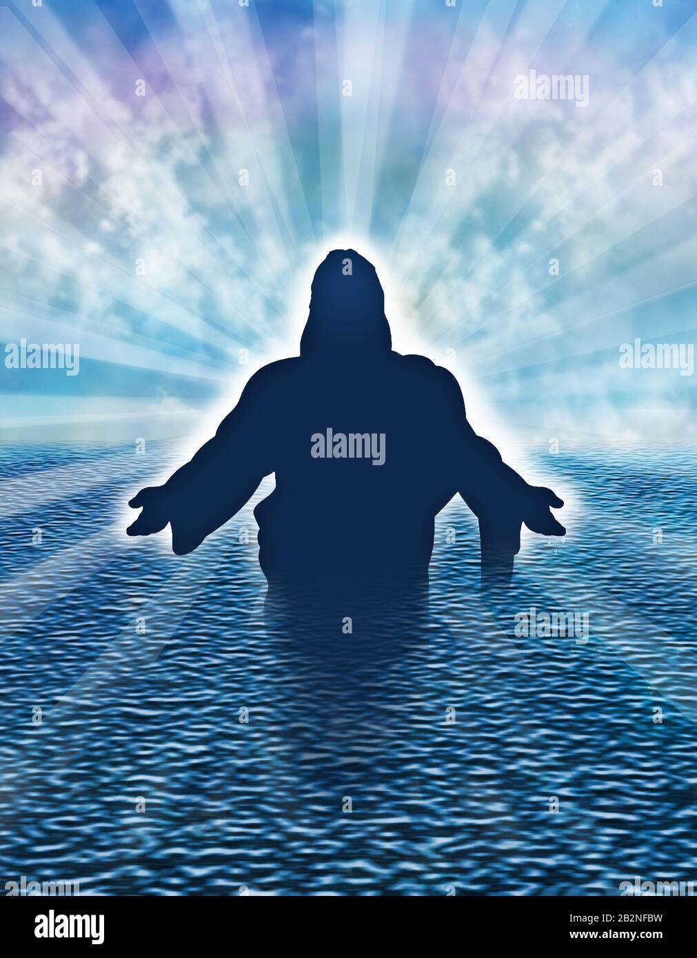 Jesus Mit Offenen Armen Silhouette Jesus Mit Offenen Armen Stockfotos,