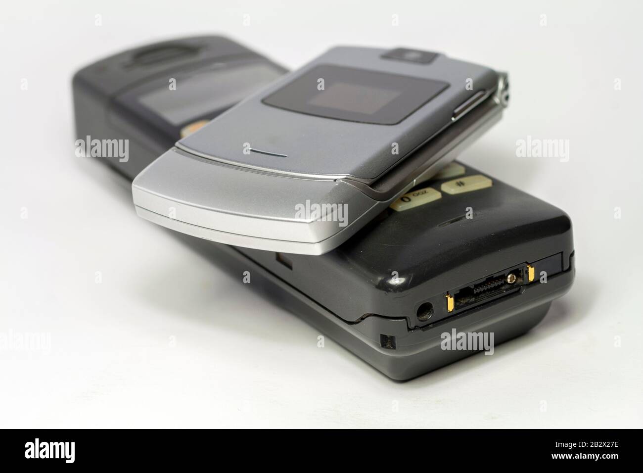 Handy 2000s Altes Mobiltelefon Stockfotos und -bilder Kaufen - Alamy