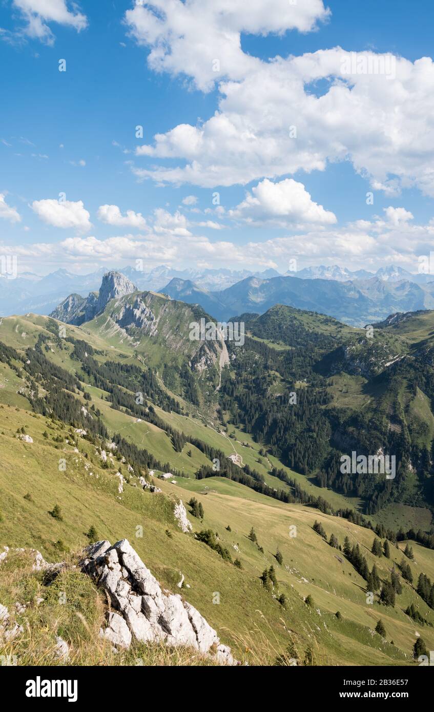 Stockhorn im Naturpark Gantrisch, berner alpen, Kanton bern, schweizer ...