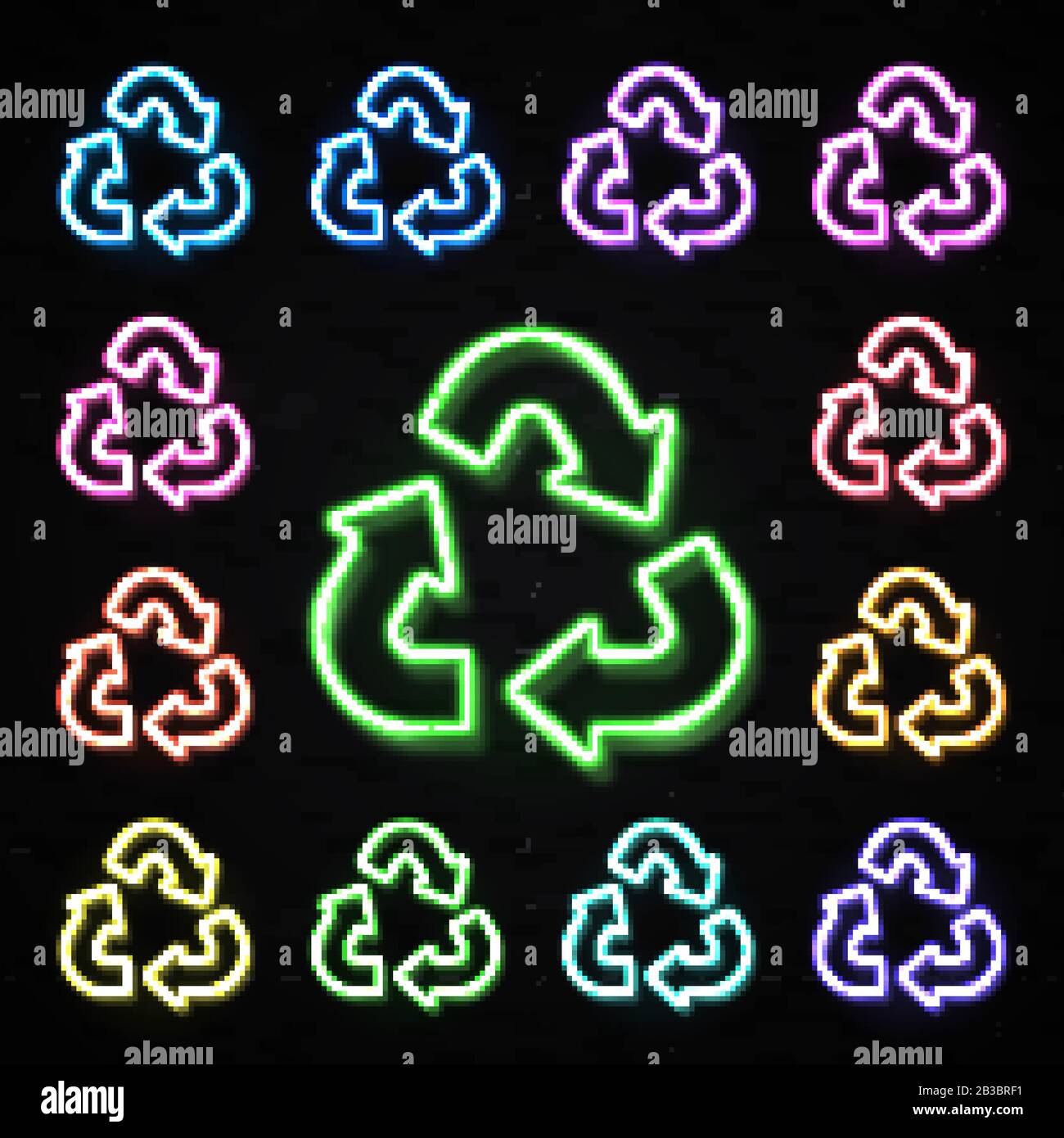 Recycling zeichen Stock-Vektorgrafiken kaufen - Alamy