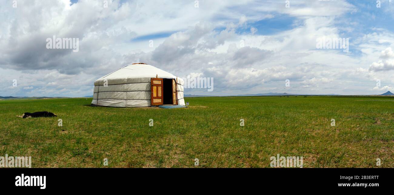 Ulaanbaatar Yurt Stockfotos und -bilder Kaufen - Alamy