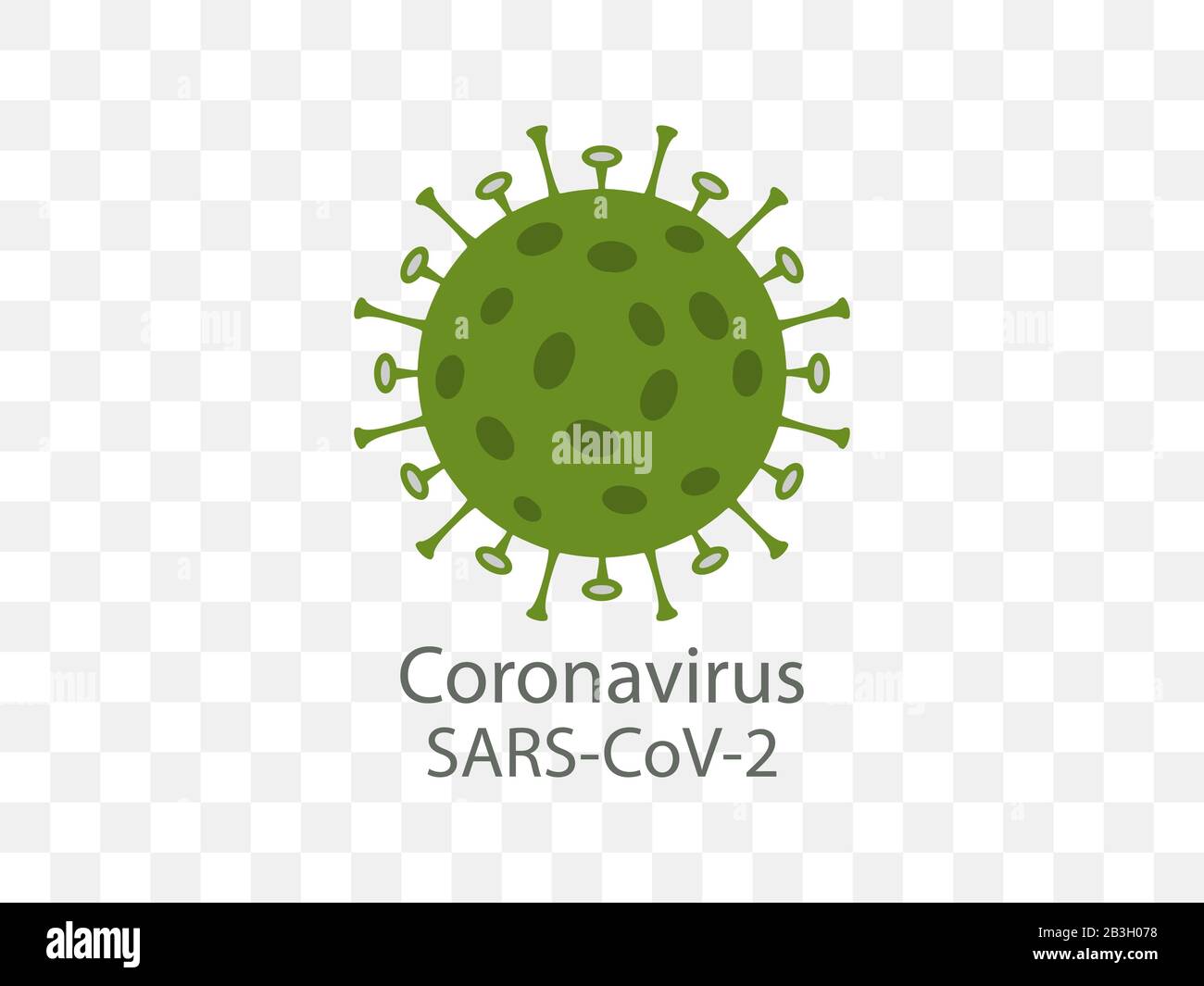 Coronavirus, COVID-19-Symbol. Vektorgrafiken, flaches Design Stock ...