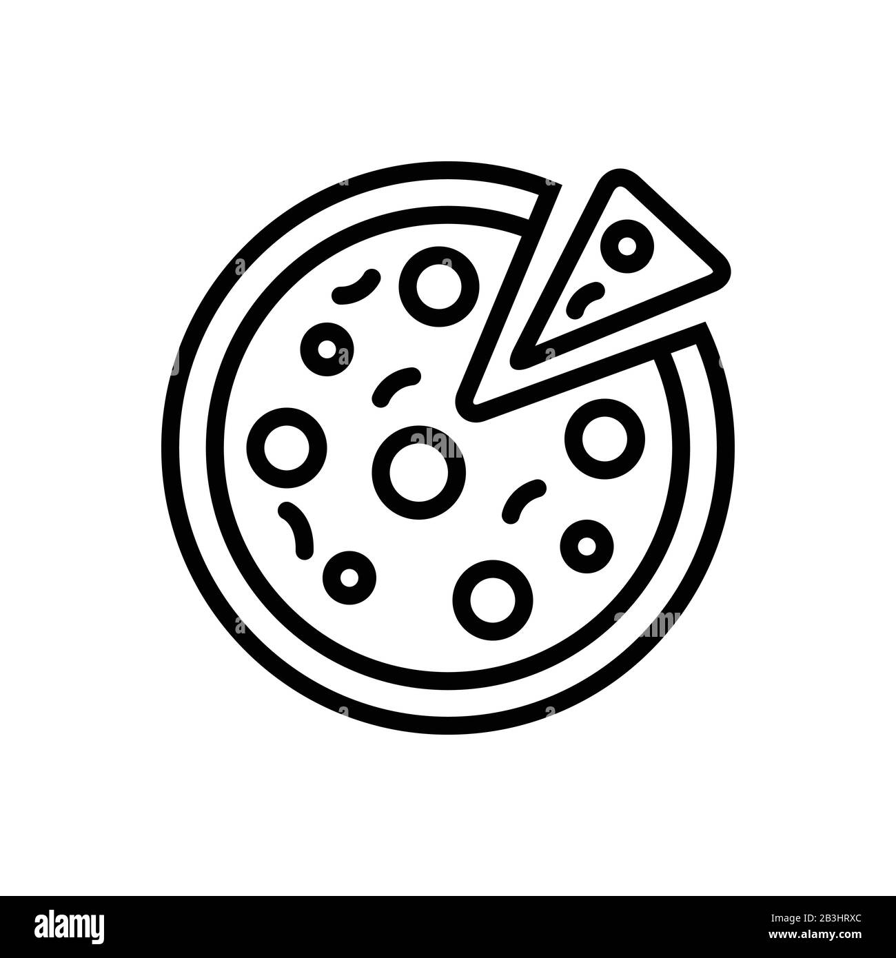 Pizza symbol Stock-Vektorgrafiken kaufen - Alamy