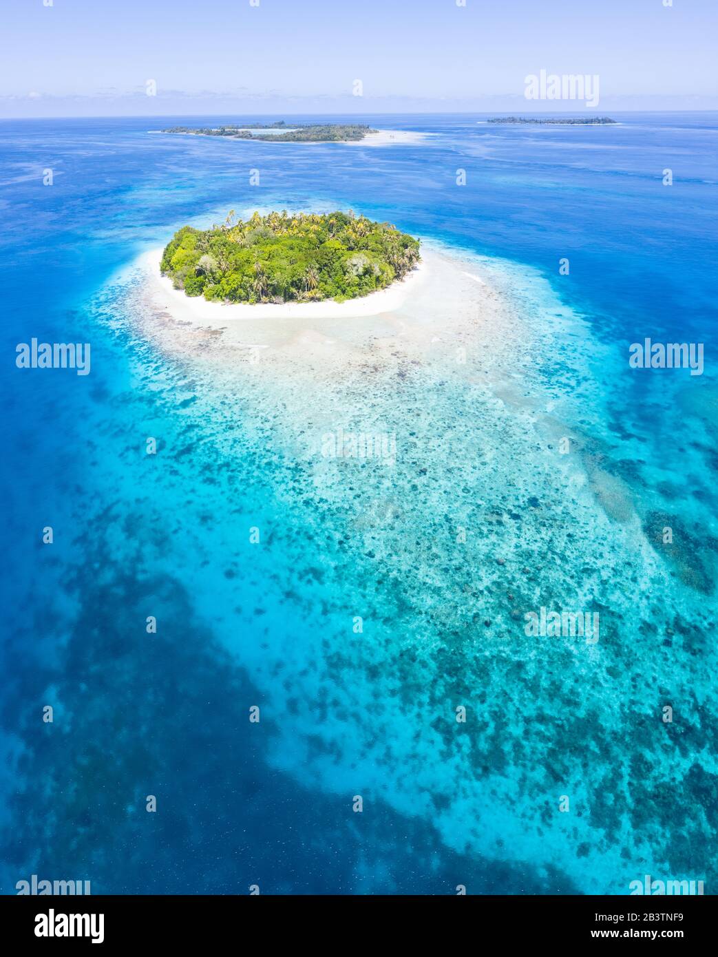 Abgelegene Insel Antenne Stockfotos und -bilder Kaufen - Alamy