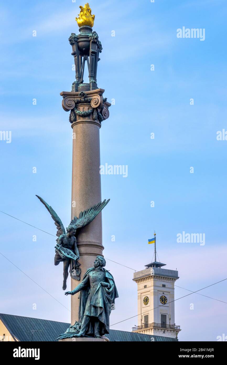 Memorial to adam mickiewicz -Fotos und -Bildmaterial in hoher Auflösung ...
