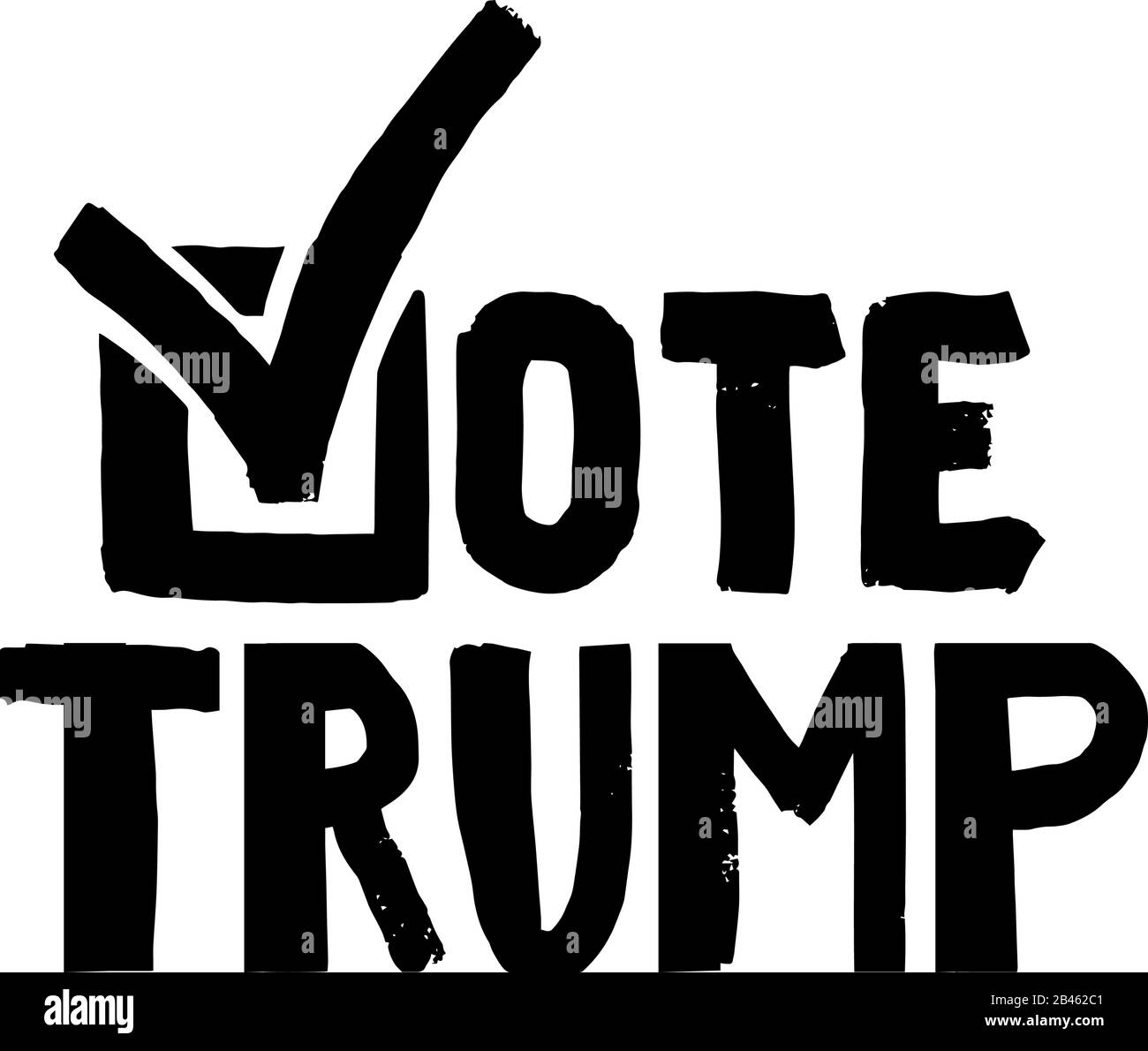 Trumpf 2020 zeichen Stock-Vektorgrafiken kaufen - Alamy