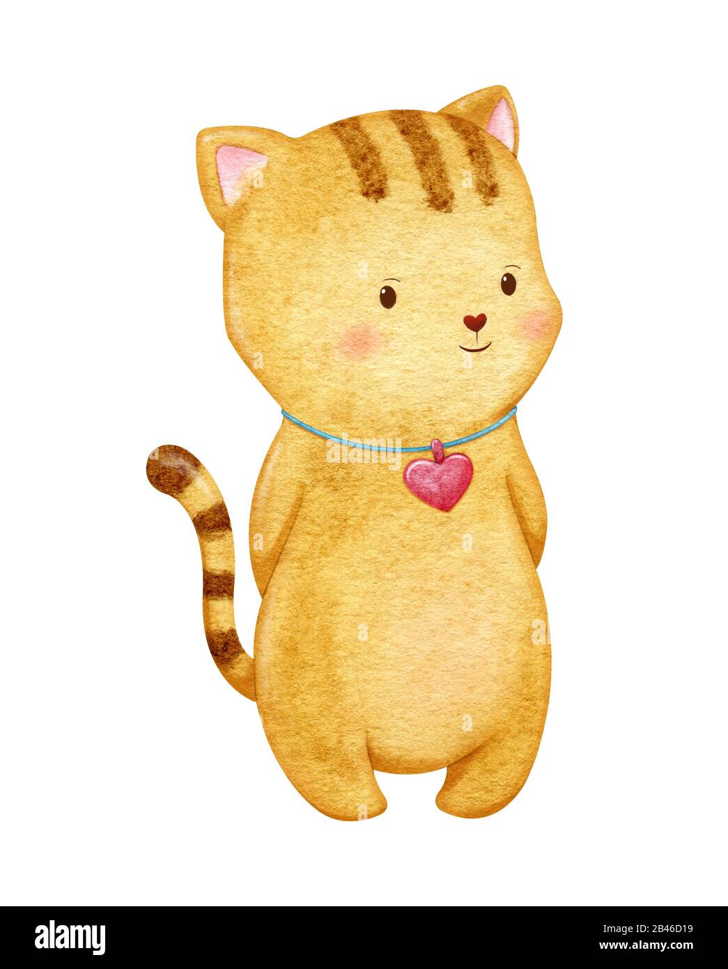 Cartoon tier herz katze Ausgeschnittene Stockfotos und -bilder - Alamy