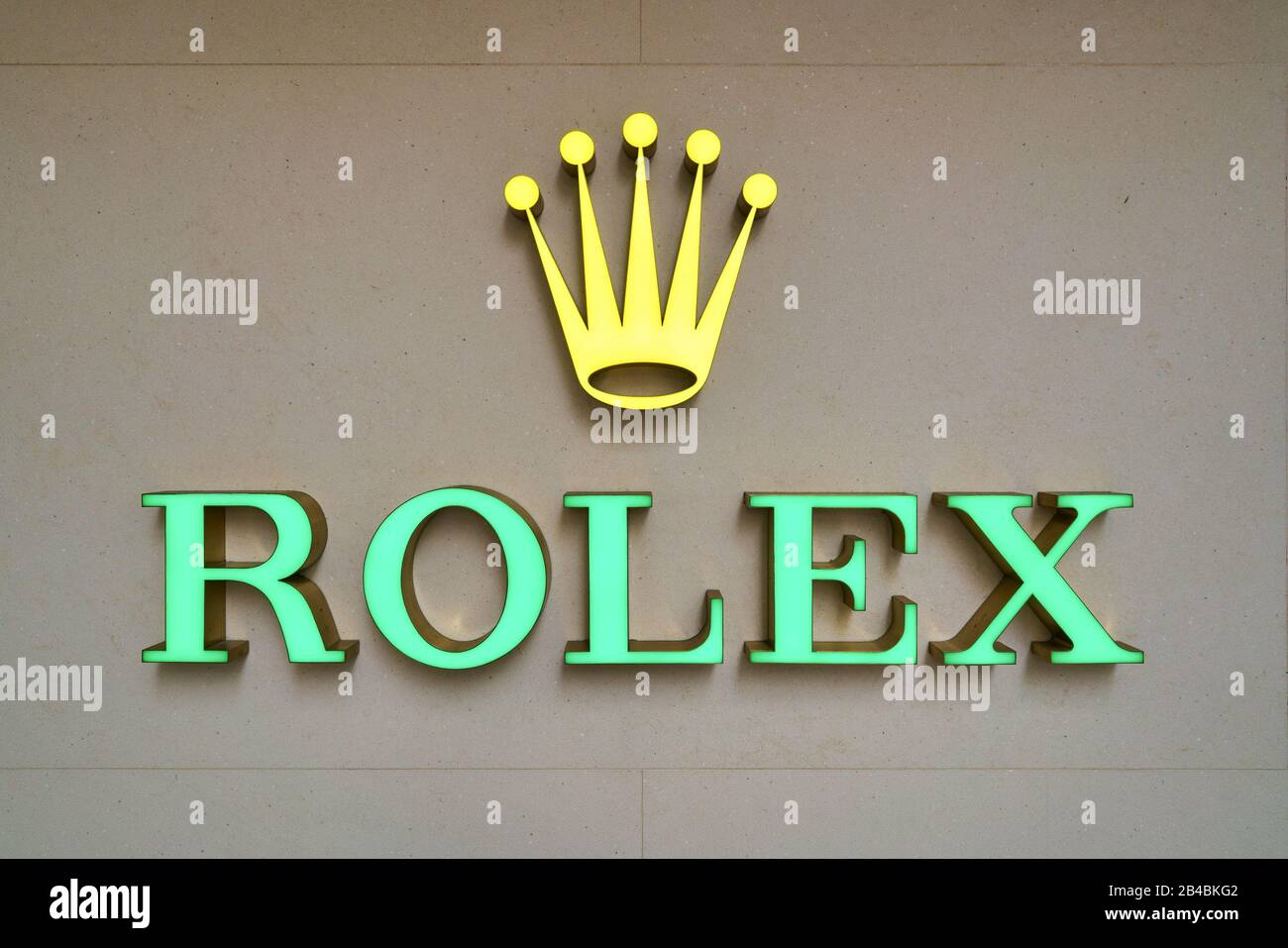 Brand name rolex logo -Fotos und -Bildmaterial in hoher Auflösung – Alamy