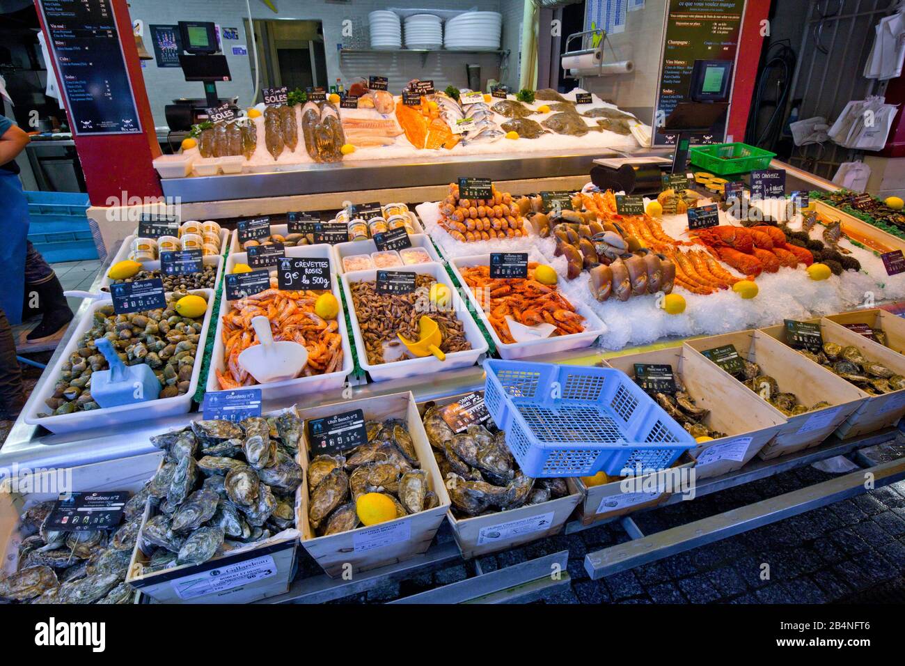 France normandy calvados fish market -Fotos und -Bildmaterial in hoher ...