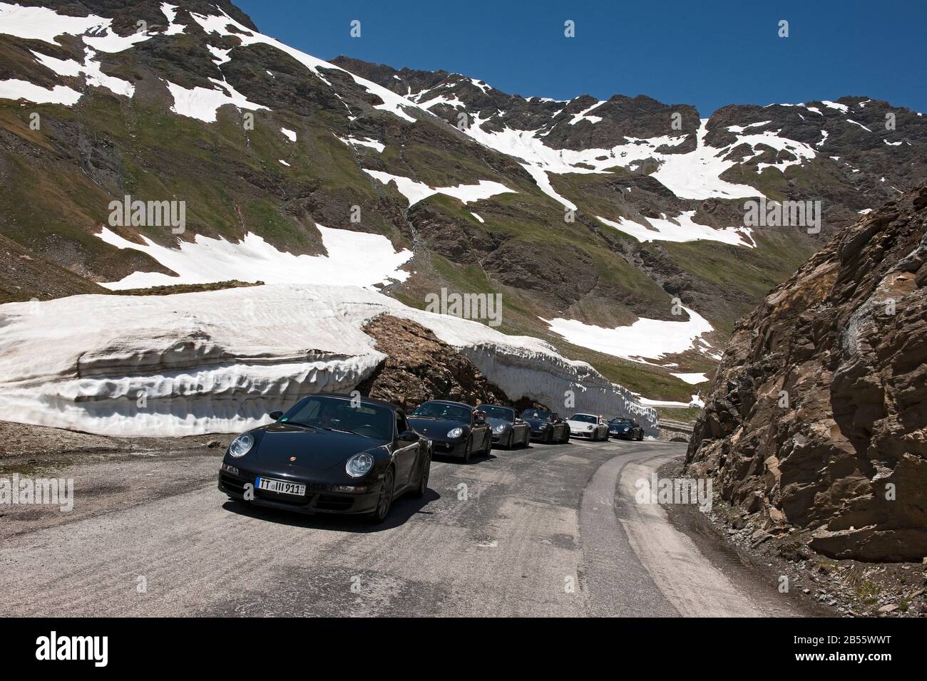 Fabelhafte Hochster Pass Europas Fotosnull