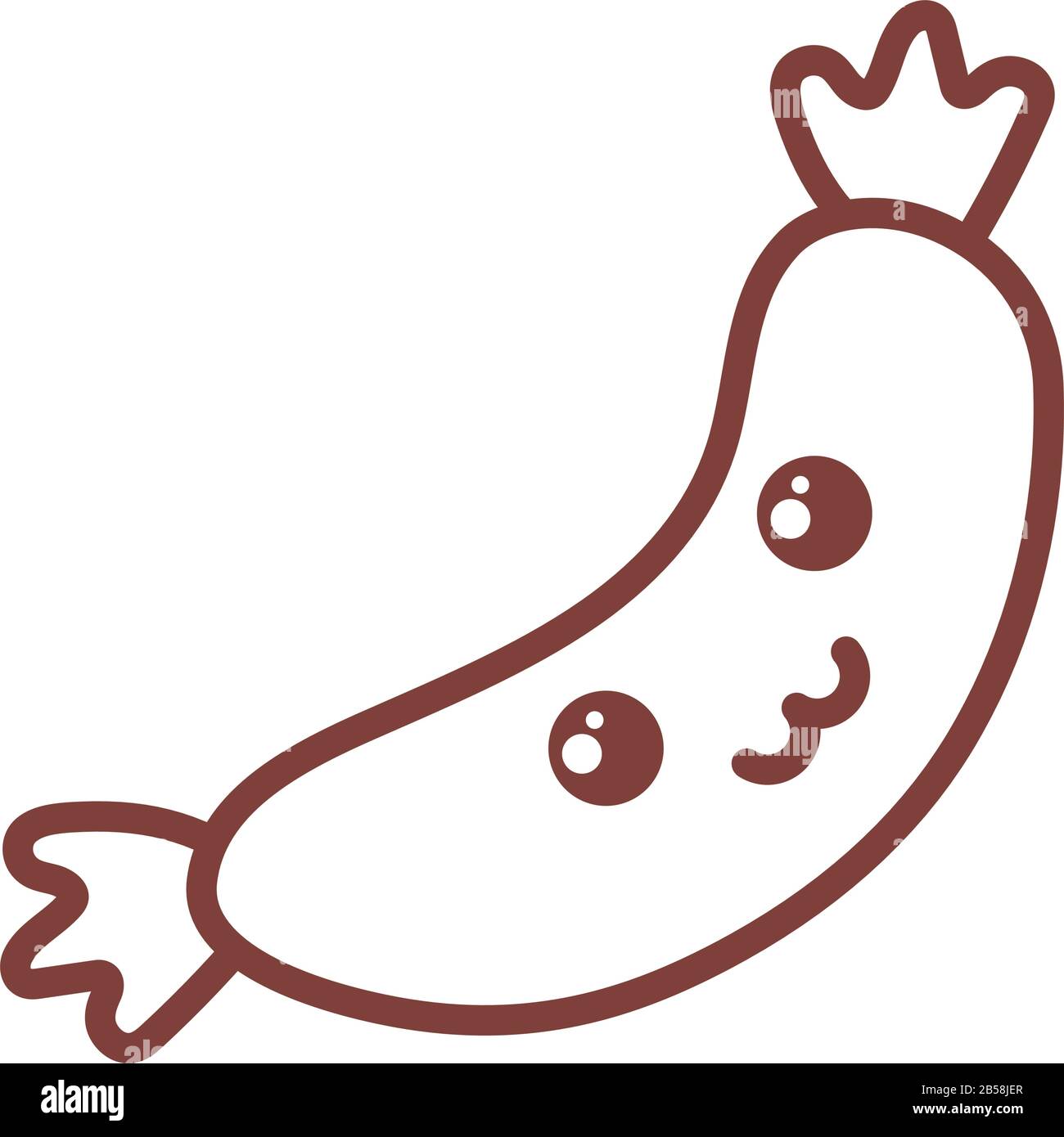 Wurst emoticon Stock-Vektorgrafiken kaufen - Alamy