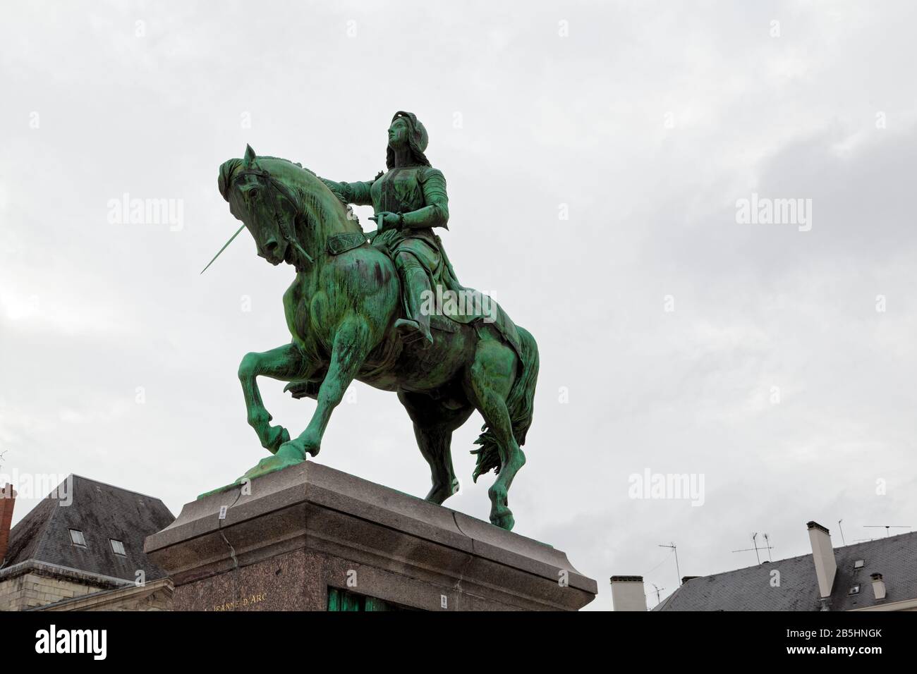 The statue of jeanne darc joan of arc -Fotos und -Bildmaterial in hoher ...