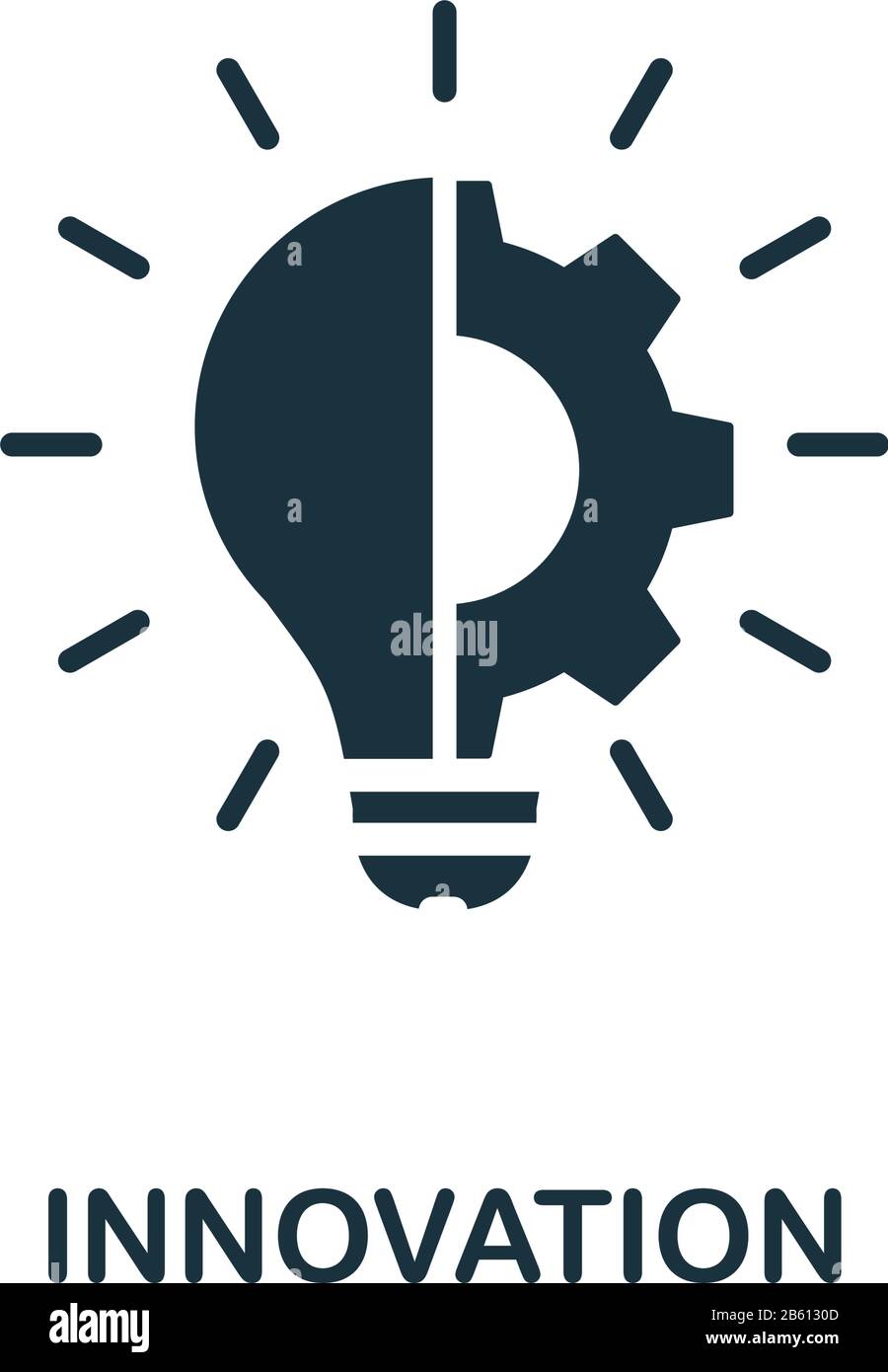 Symbol Innovation. Einfaches Element aus der Sammlung digitaler ...