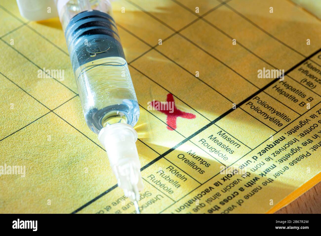 Masern Impfung Stockfotos und -bilder Kaufen - Alamy