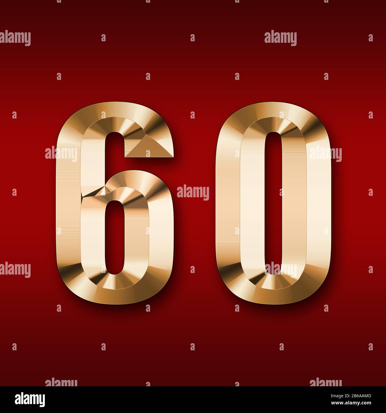 Golden number 60 -Fotos und -Bildmaterial in hoher Auflösung – Alamy
