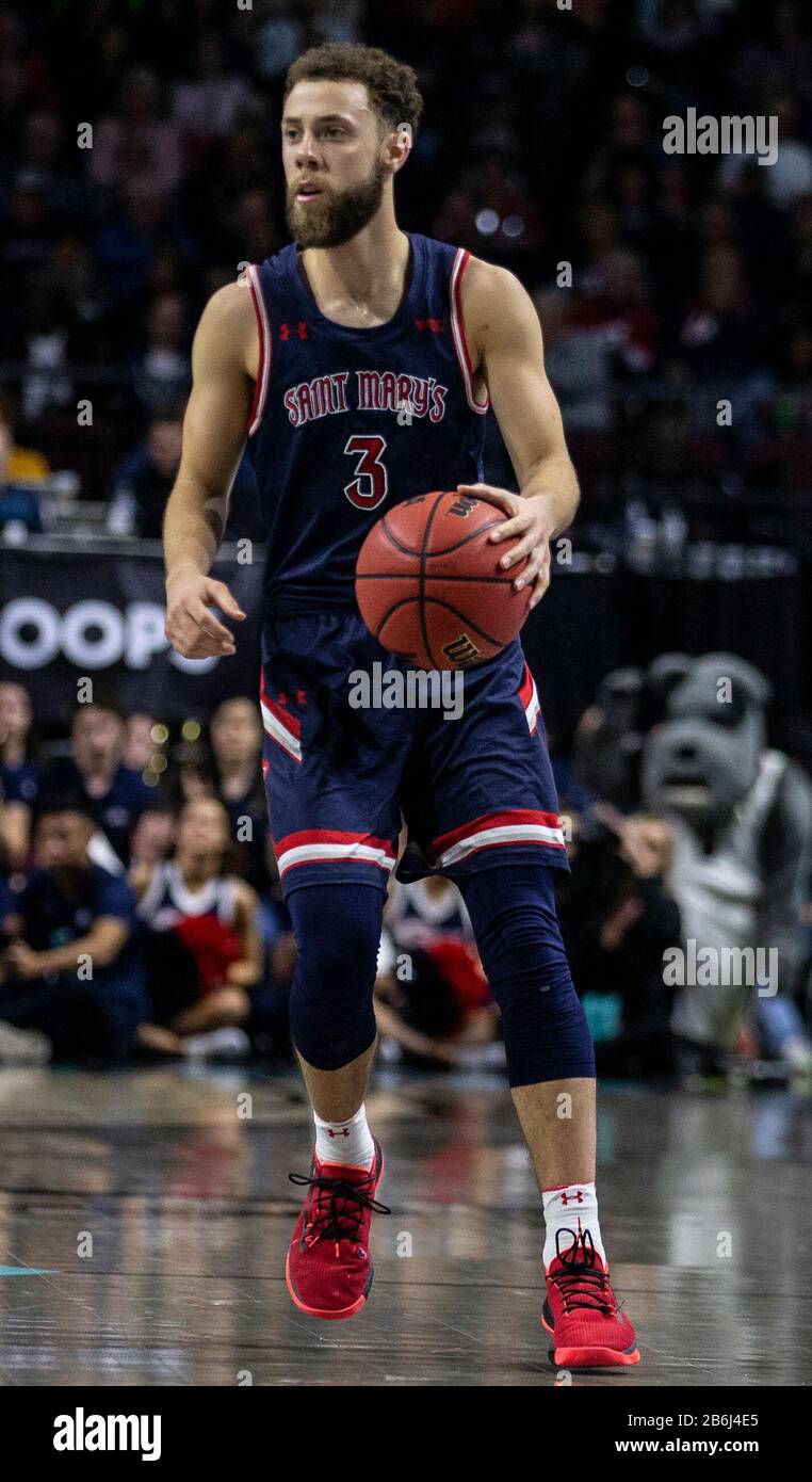 März 2020 Las Vegas, NV, USA St. Mary's Gaels Guard Jordan Ford (3 ...