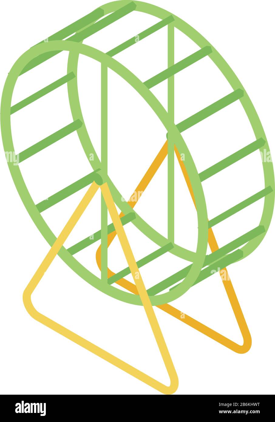 Hamster wheel silhouette Stock-Vektorgrafiken kaufen - Alamy