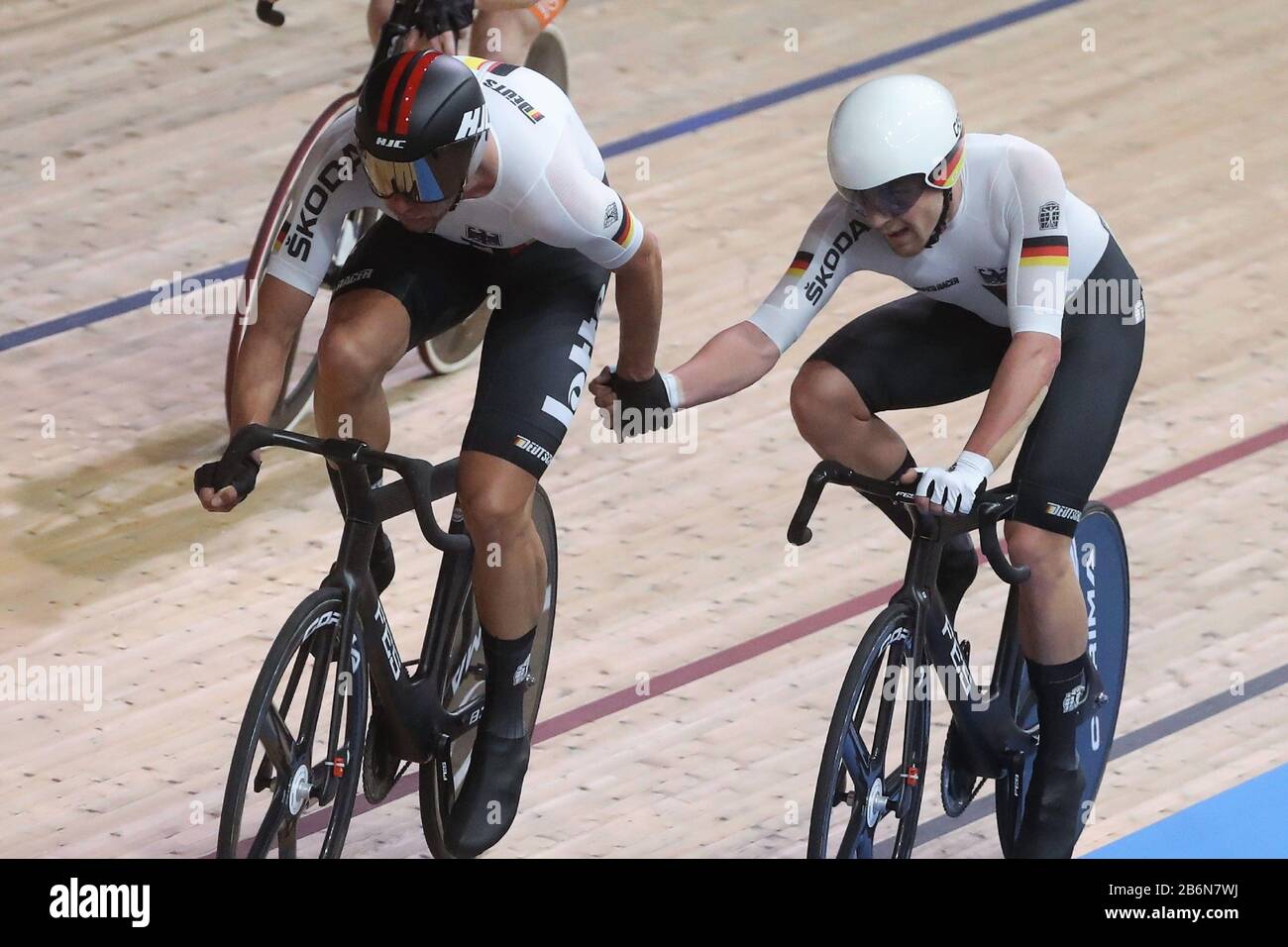 Roger Kluge und Theo Reinhardt von Deutschland Im Herren-Madison bei den von Tissot am März, 01 ...