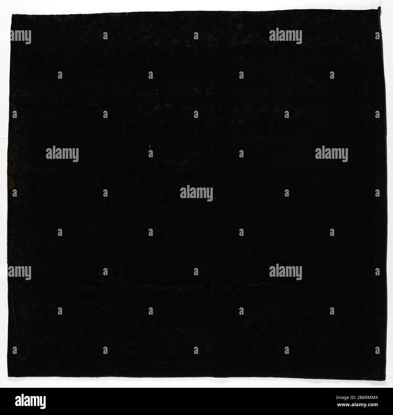 Gordijn van ingeschoren trijp traf dessin Zeenymphen, doncurblauw op ...