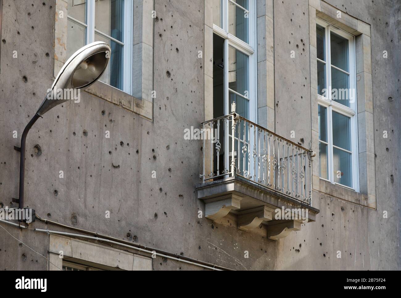 Zeitgeschichte in einem Gebäude in Berlin-Mitte, 08.08.2018. An einem ...