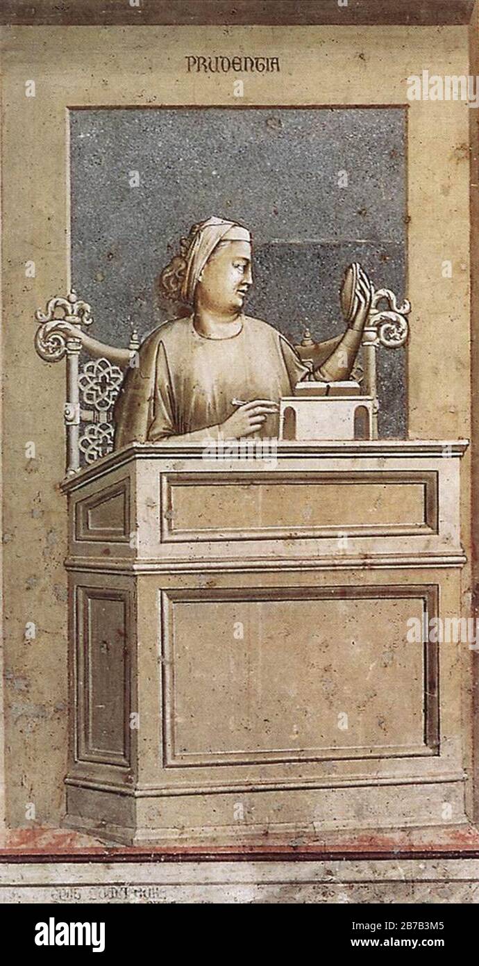 Giotto Tugenden Stockfotos und -bilder Kaufen - Alamy
