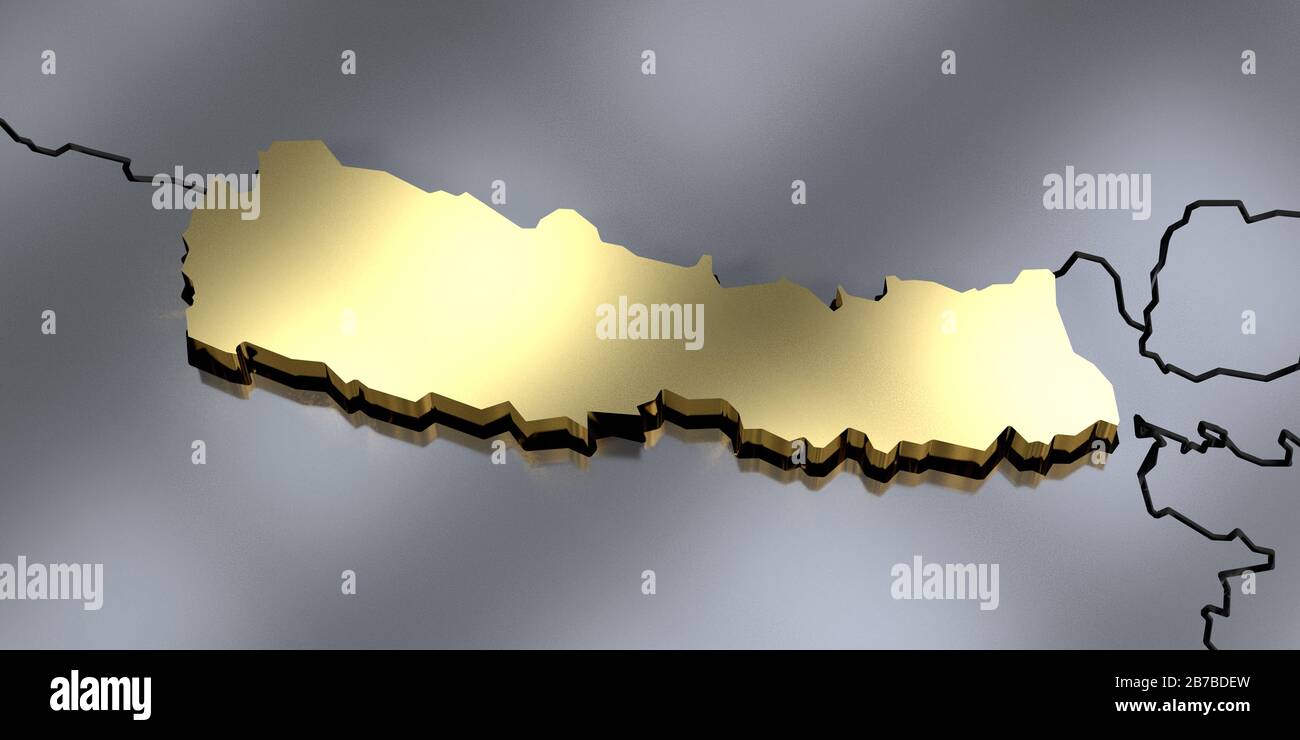 Nepal map 3d -Fotos und -Bildmaterial in hoher Auflösung – Alamy