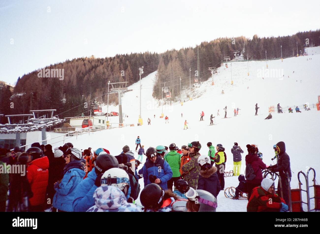 Skigebiet Semmering, Niederösterreich, Wiener Alpen, Österreich ...