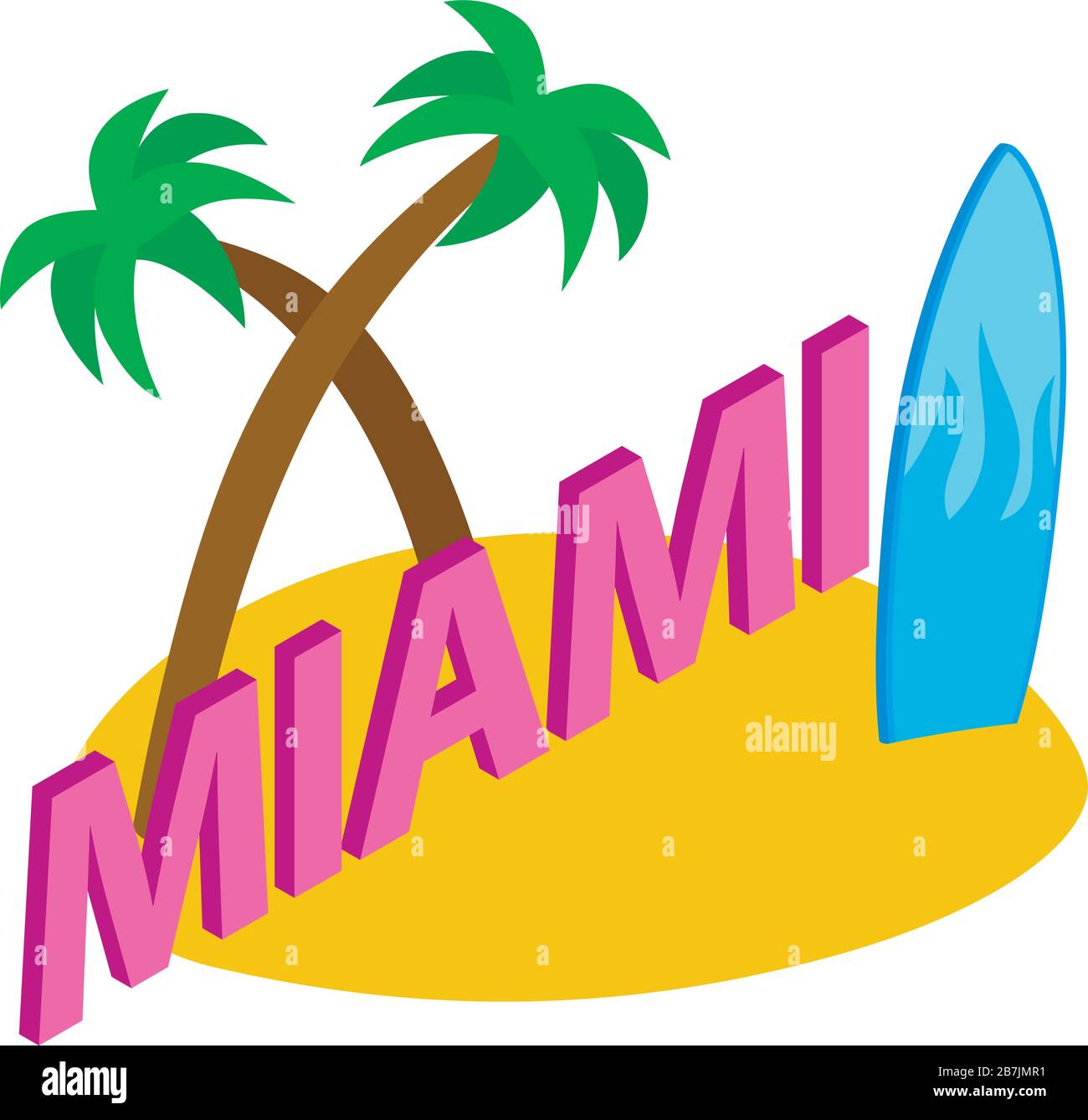 Florida beach resort Stock-Vektorgrafiken kaufen - Alamy