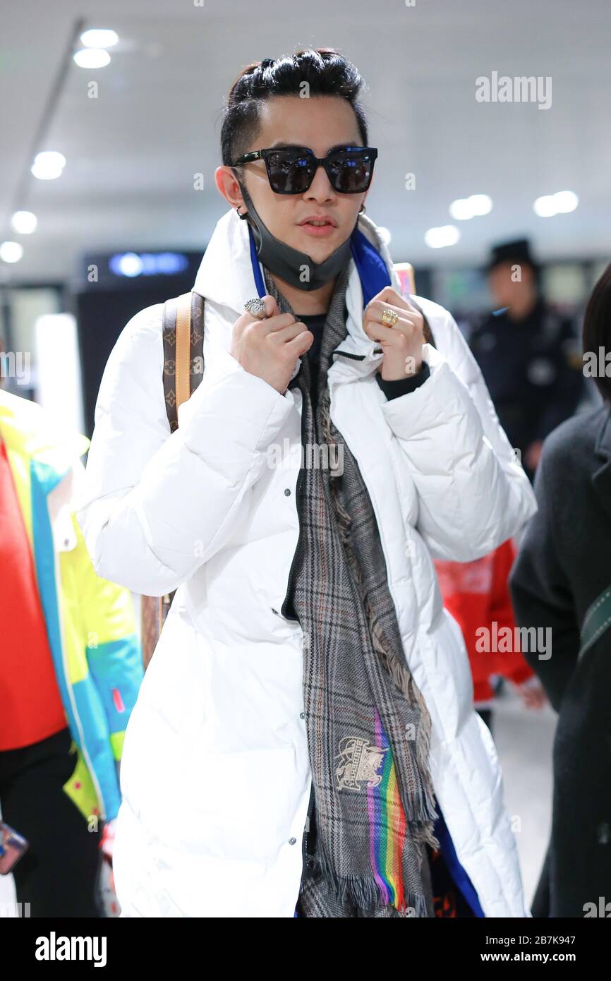 Der taiwanische Sänger und Schauspieler Jiro Wang zeigt sich nach der ...