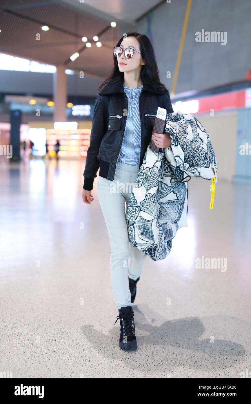 Die chinesische Sängerin und Schauspielerin Han Xue oder Cecilia Han ...