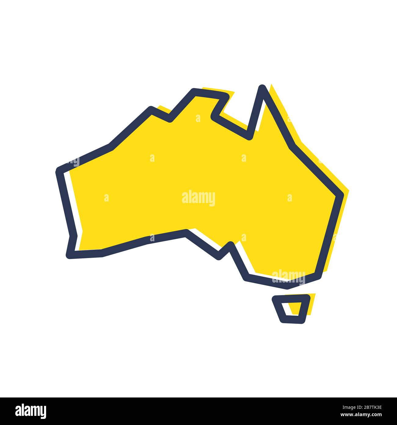 Australien karte umriss -Fotos und -Bildmaterial in hoher Auflösung – Alamy