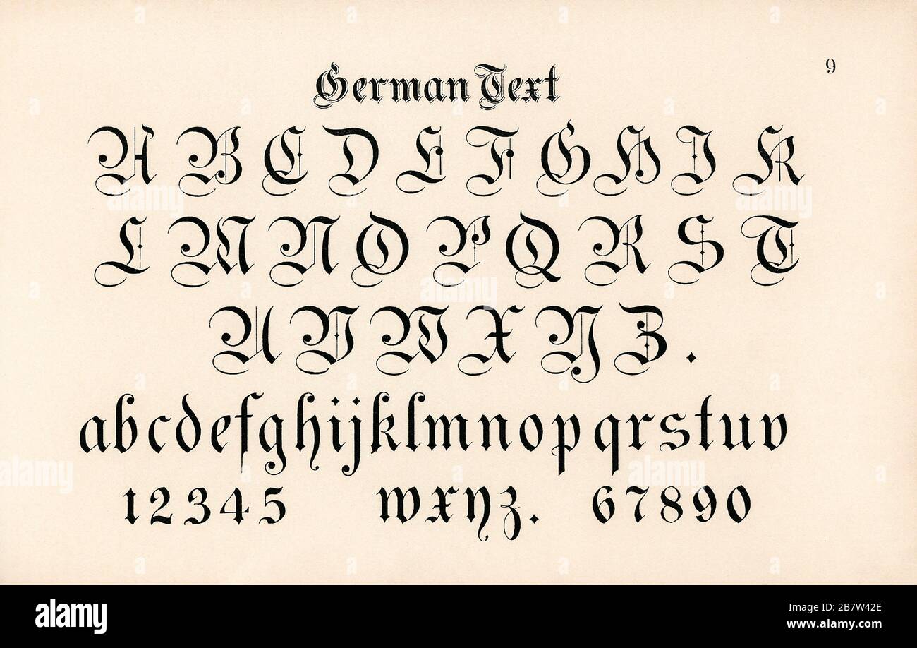Alte schriften kalligrafie -Fotos und -Bildmaterial in hoher Auflösung ...