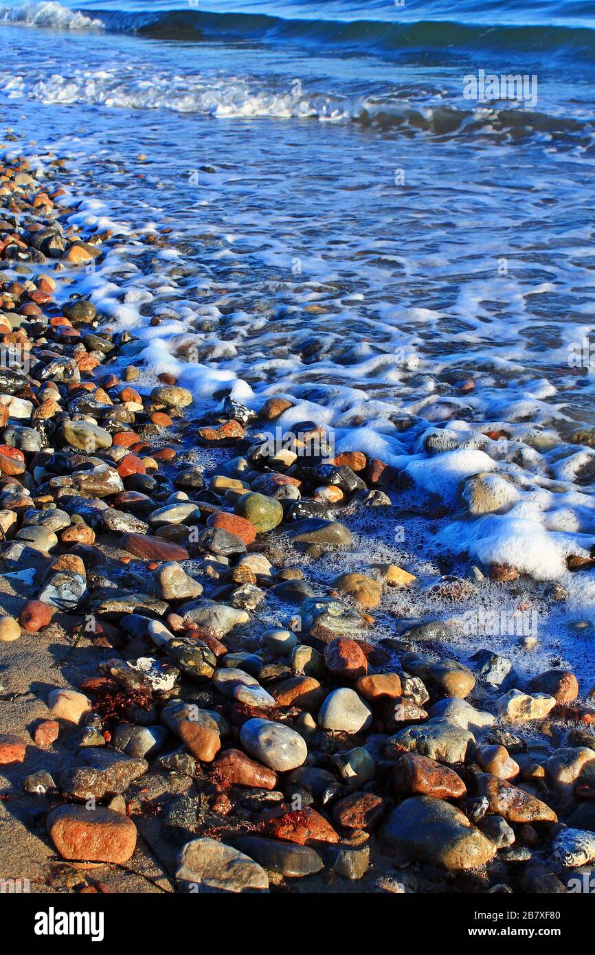 Strand und Steine Stockfotos und -bilder Kaufen - Alamy