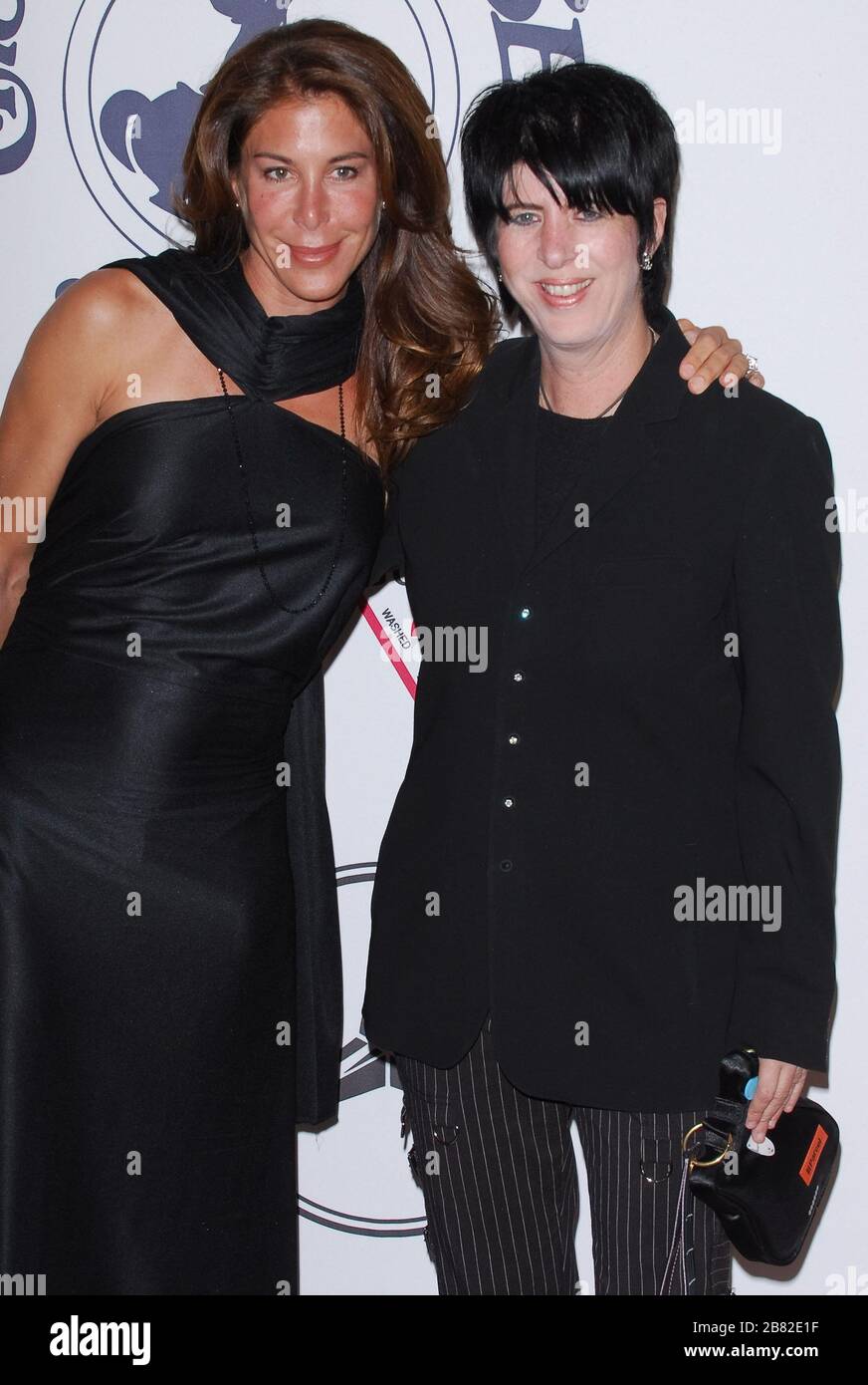 Roter Teppich Retro Diane Warren und Freund Stockfotos und -bilder ...