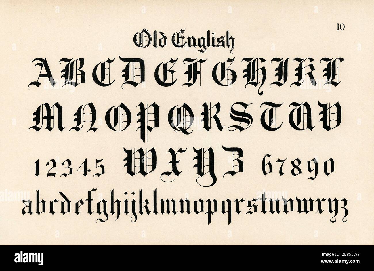 Alte schriften kalligrafie -Fotos und -Bildmaterial in hoher Auflösung ...